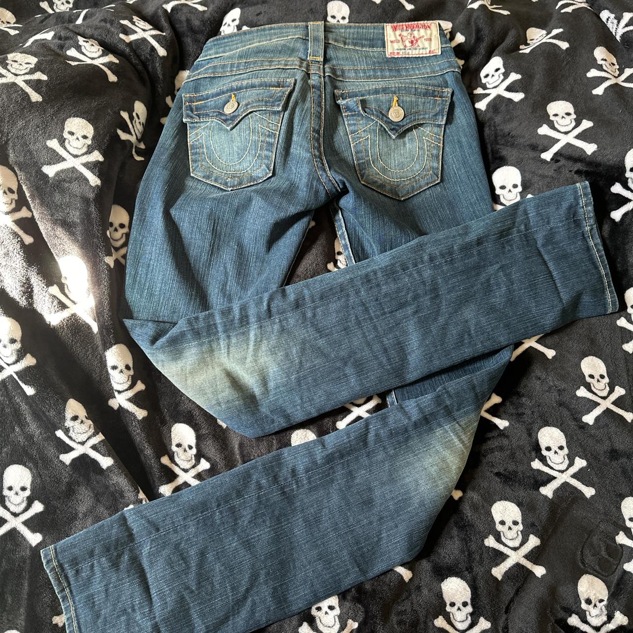 true religion billy straight low rise jeans -in... - Depop