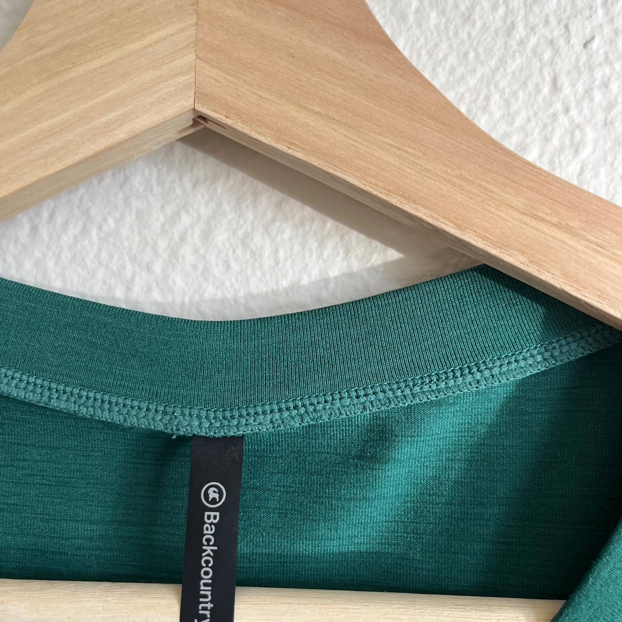 Green Wide Strap Cropped Tank Backcountry brand... - Depop