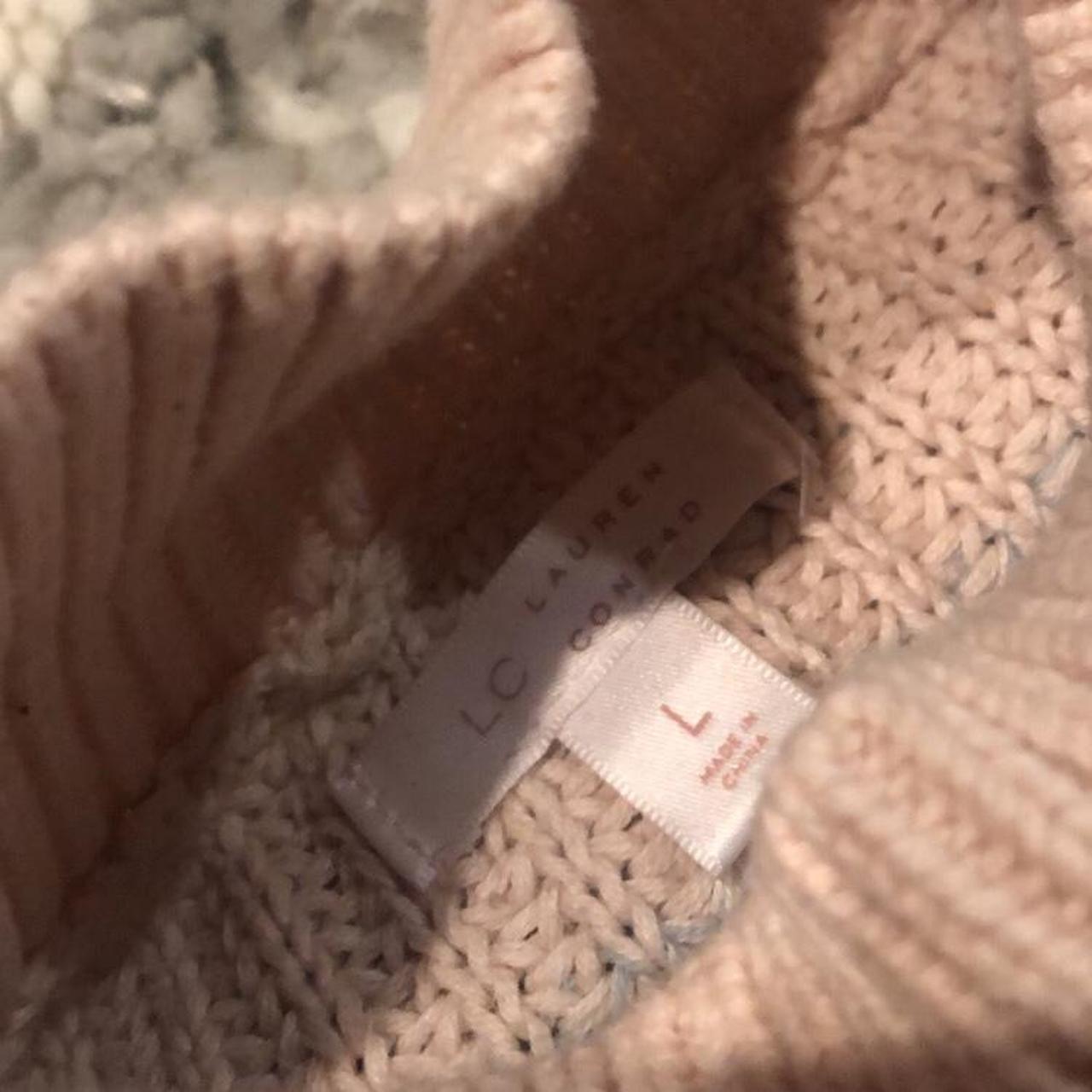 rainbow lauren conrad size large knit sweater