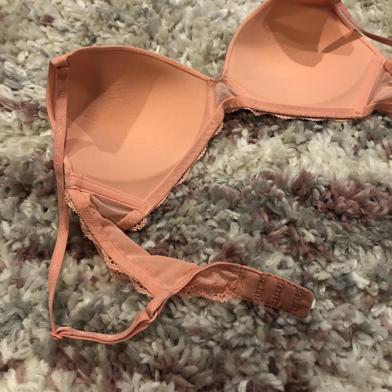 victoria’s secret pastel pink demi bra - no size... - Depop