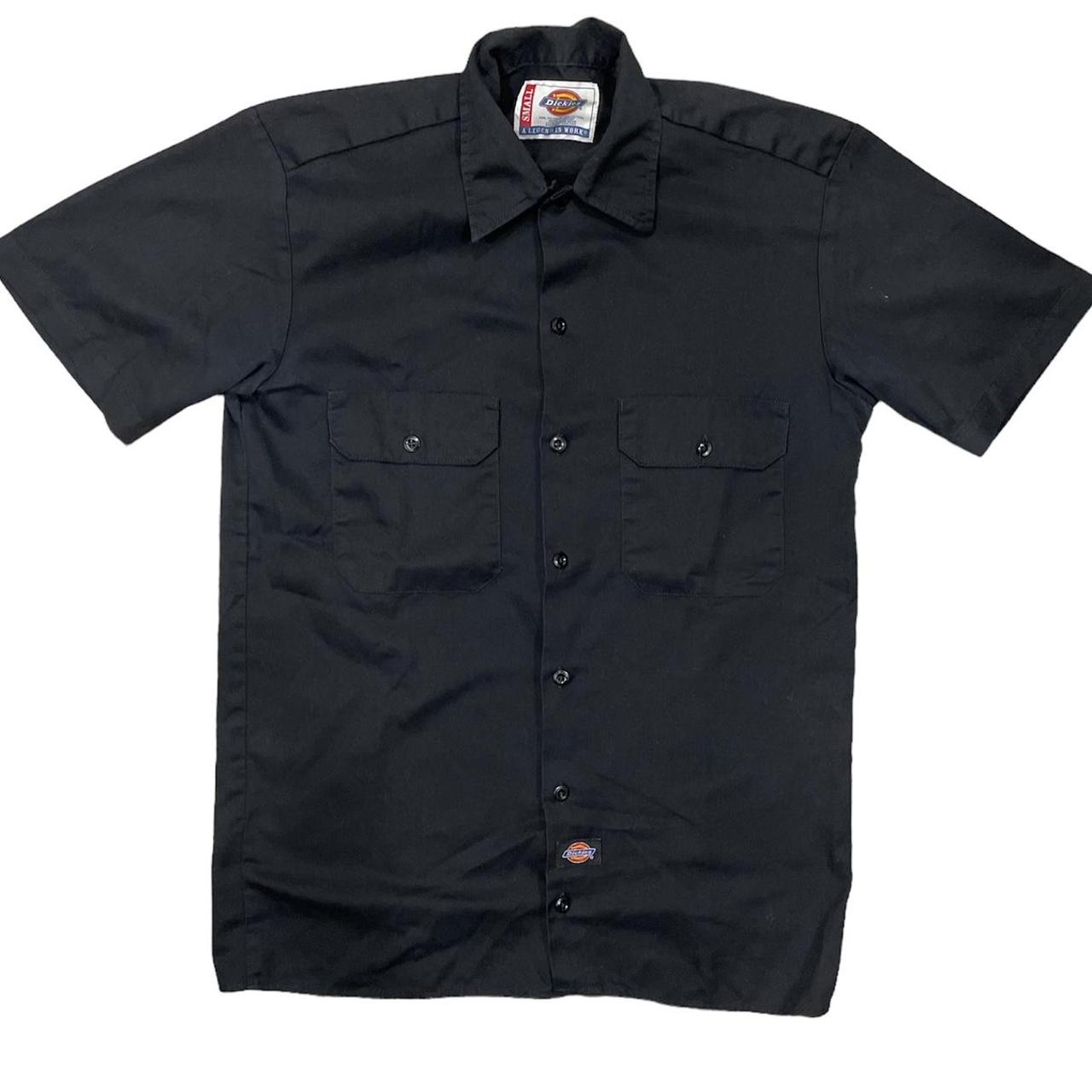 small black dickies workwear 👷‍♂️ button up #dickies... - Depop