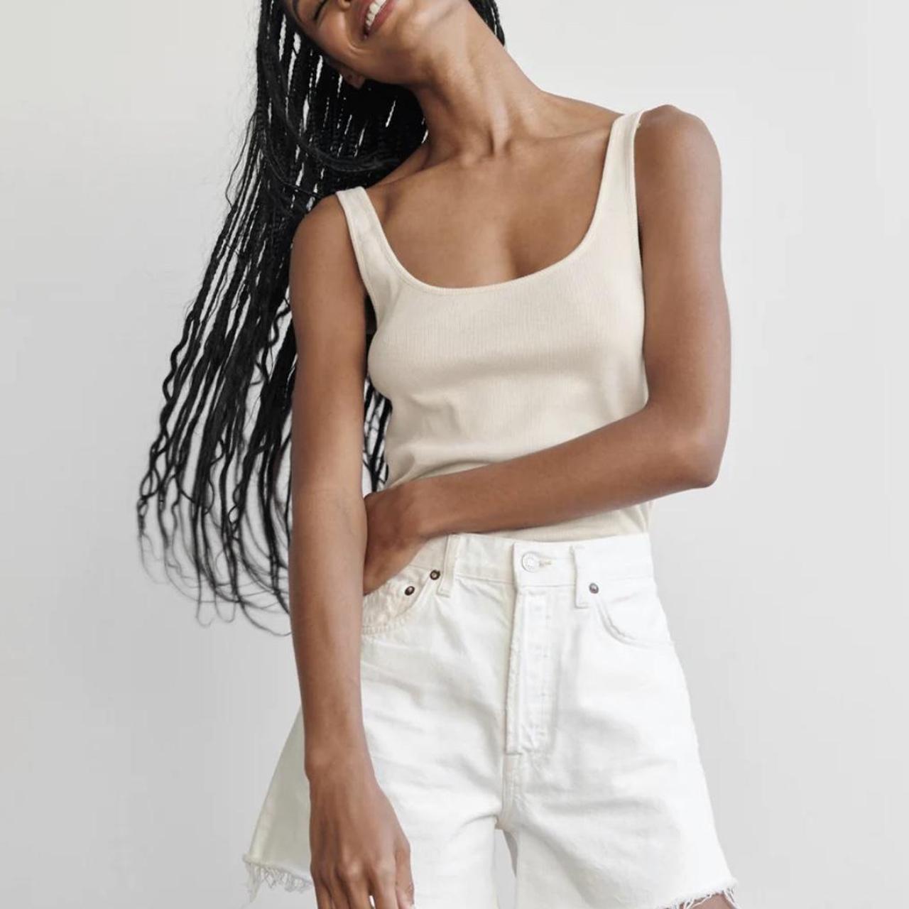 Jenni Kayne Rib Tank Top Size Small. On site for $85 - Depop