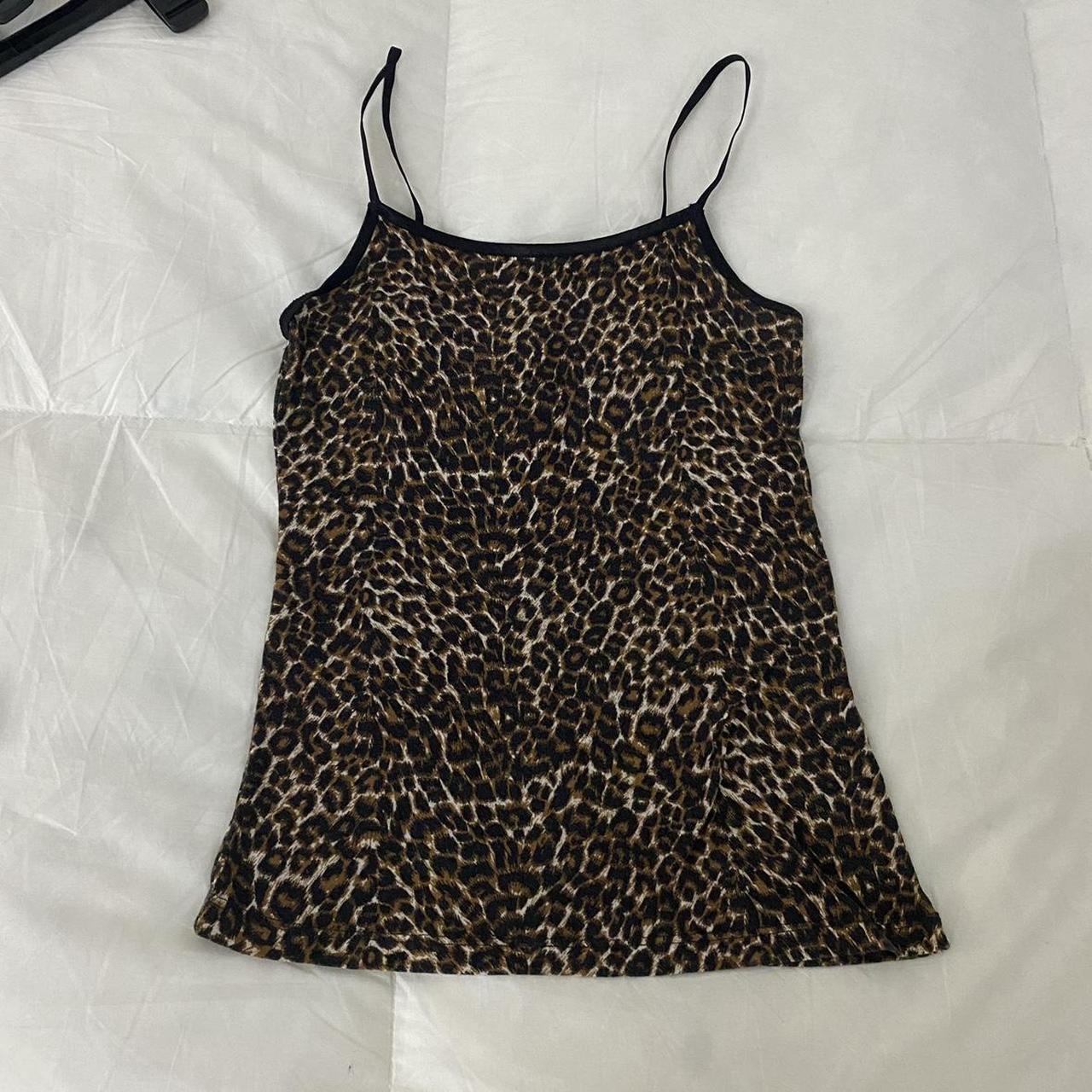 Soft 90s cheetah tank top, size xs - Depop