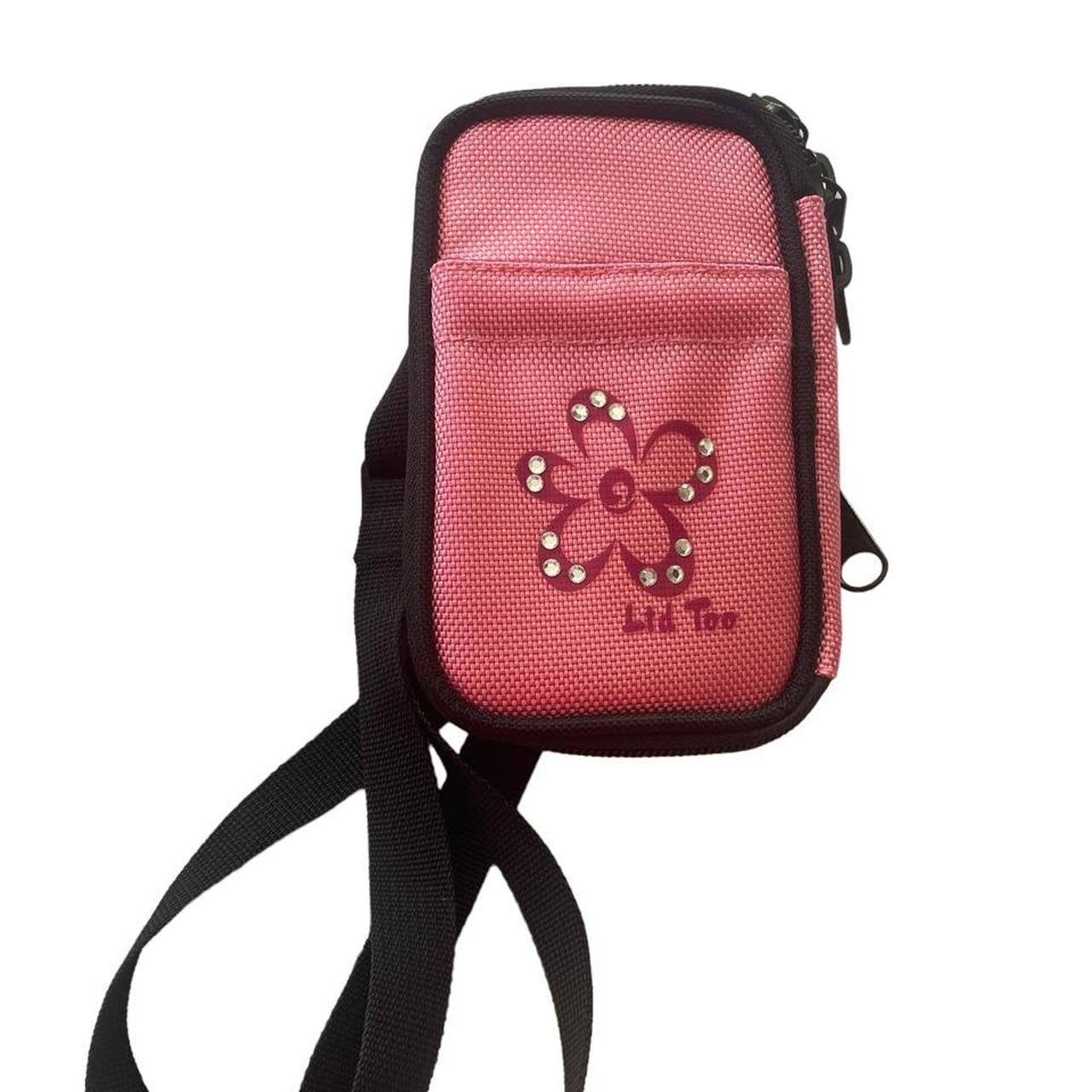 small pink limited too floral with rhinestone... - Depop