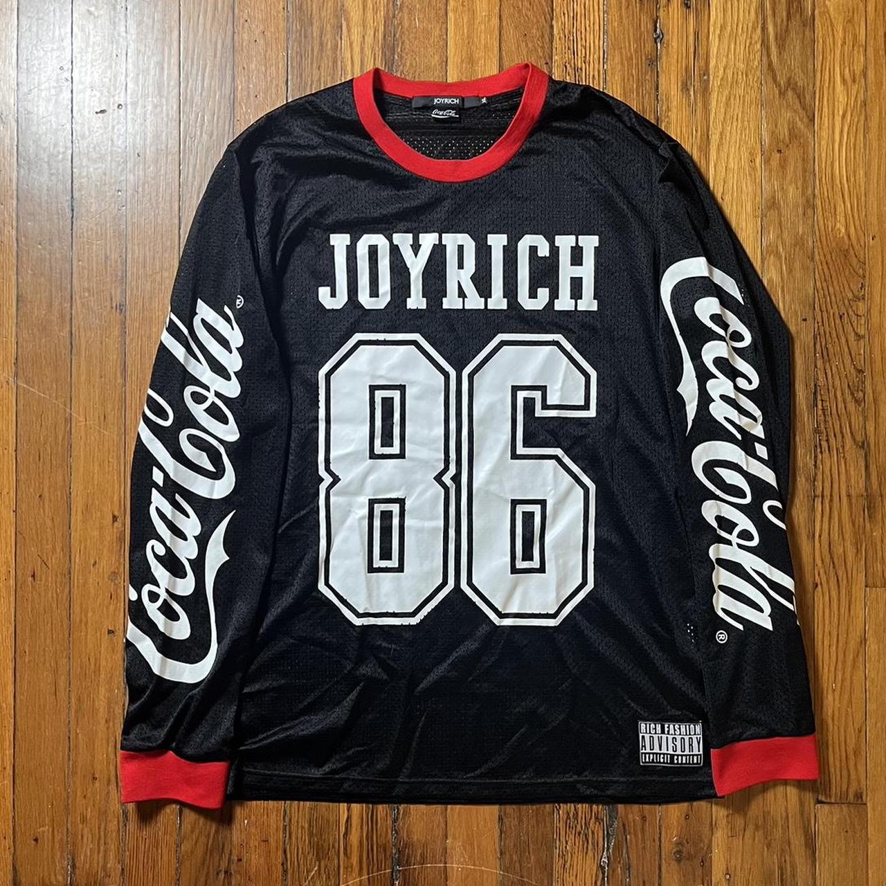 vintage JOYRICH x Coca Cola long sleeve hockey... - Depop