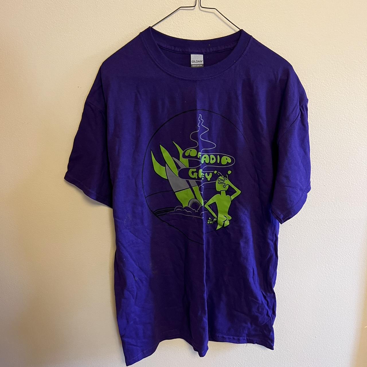 ARCADIA GREY BAND SHIRT SIZE L dm with any... - Depop