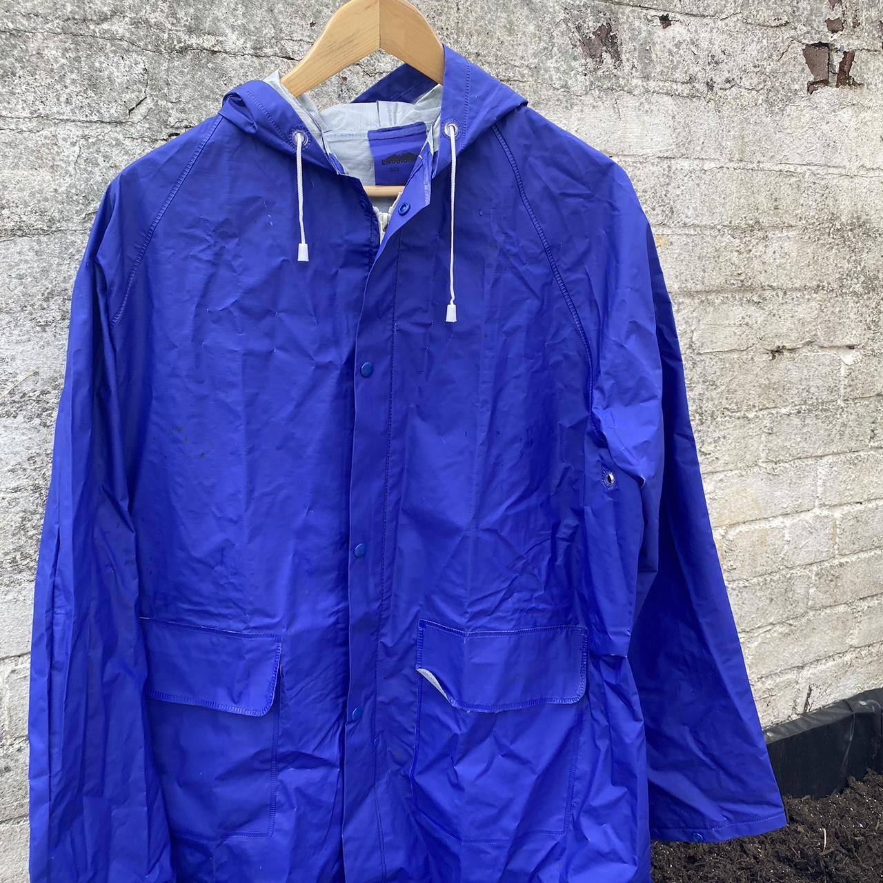 Eurorange rain coat. Similar style to Stutterheim ... - Depop