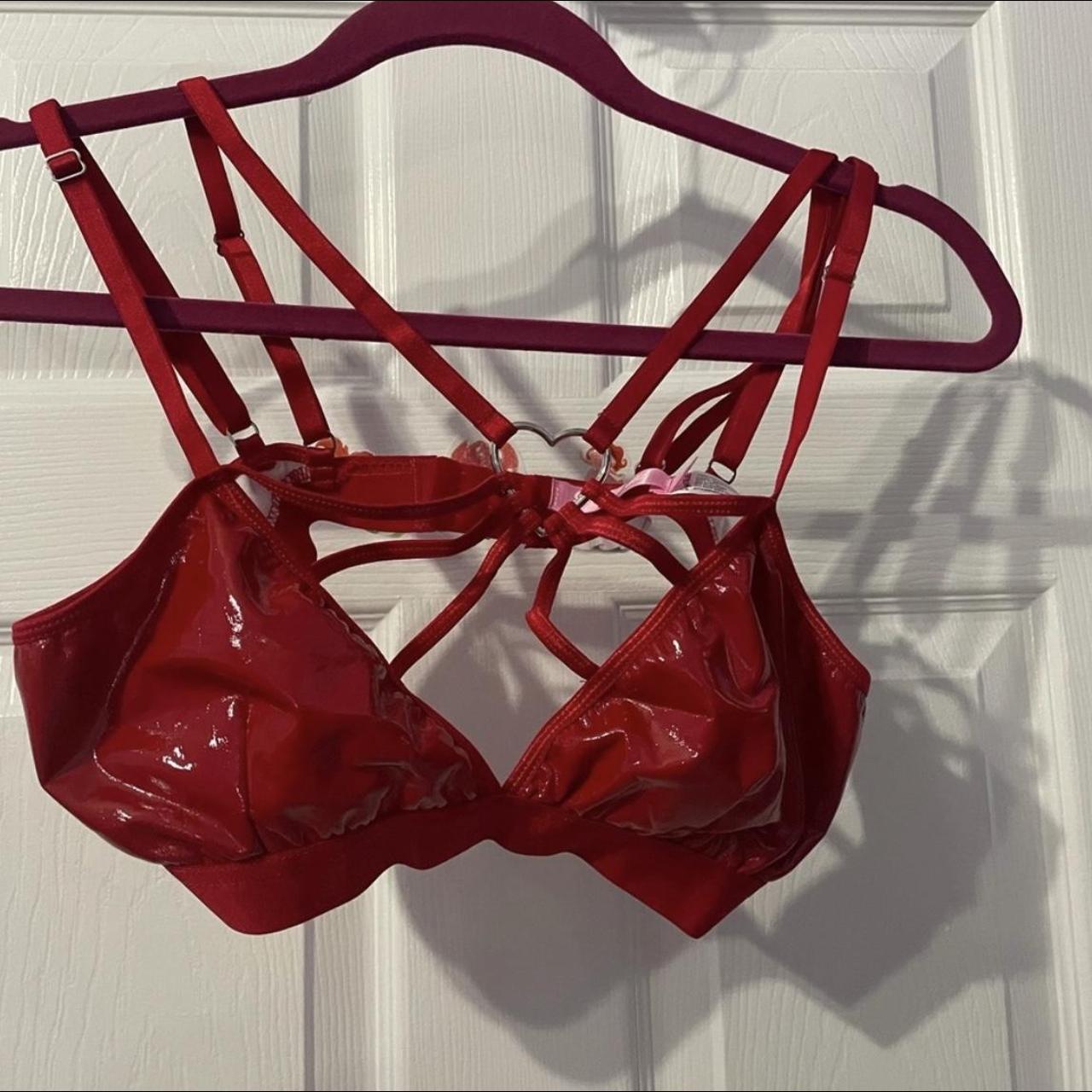 Dollskill Sugar Thrillz PVC Bralette - Depop