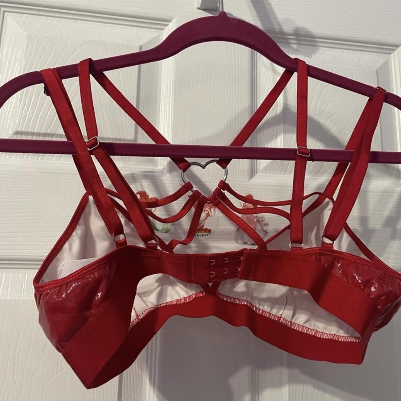 Dollskill Sugar Thrillz PVC Bralette - Depop