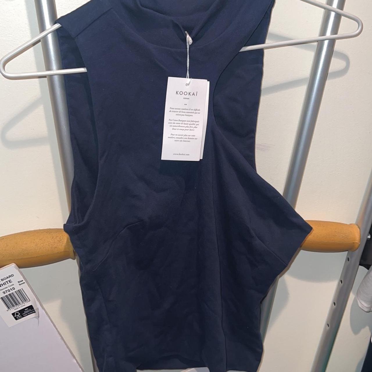 Navy blue Kookai top, never been worn - Depop