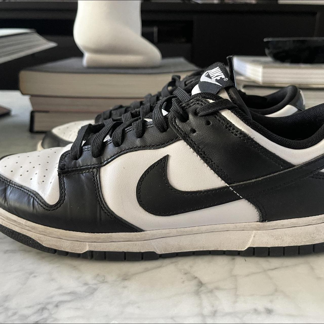 NIKE dunk low panda. size 8.5 men’s / 10 women’s.... - Depop