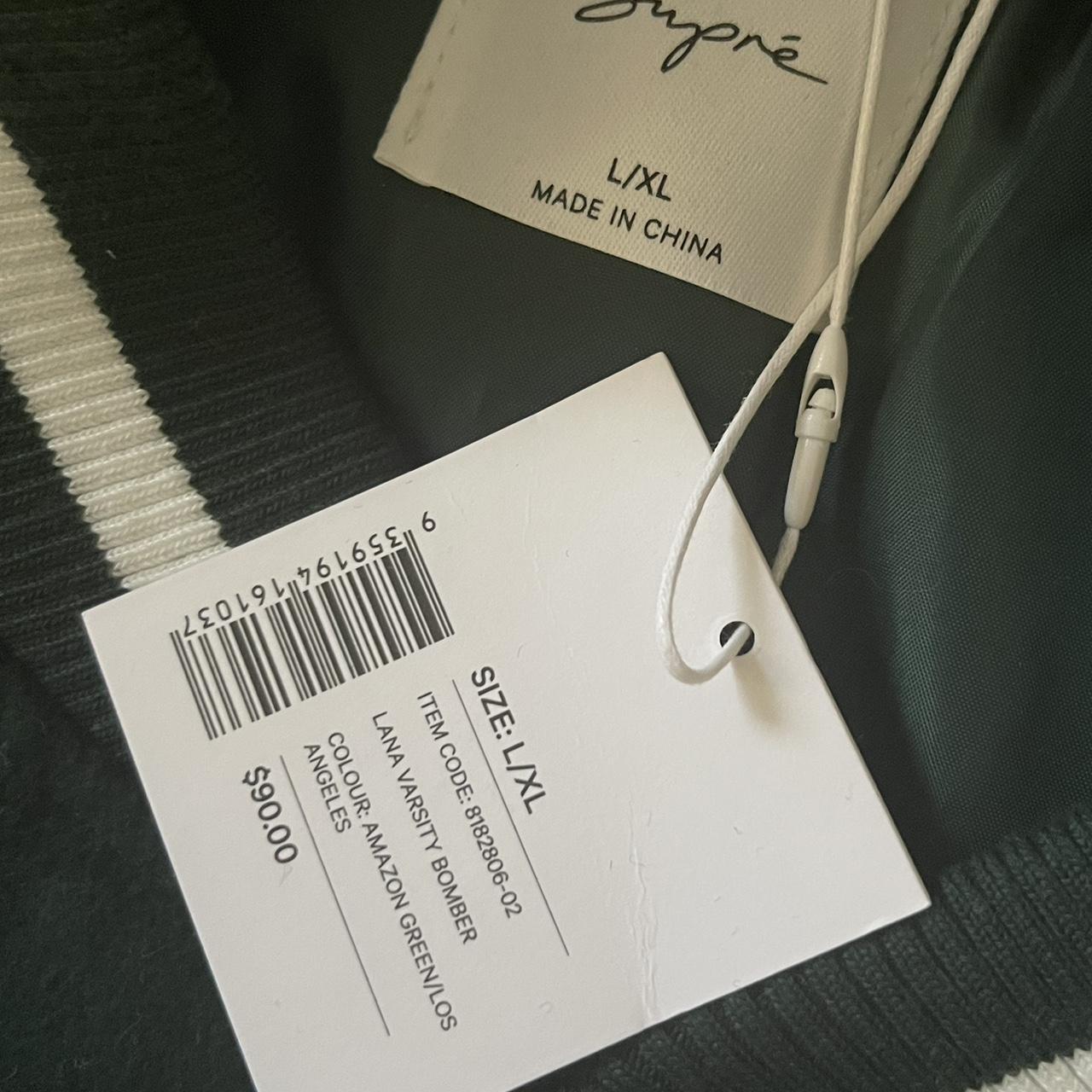 SUPRE brand new with tags bomber jacket. forest... | Depop