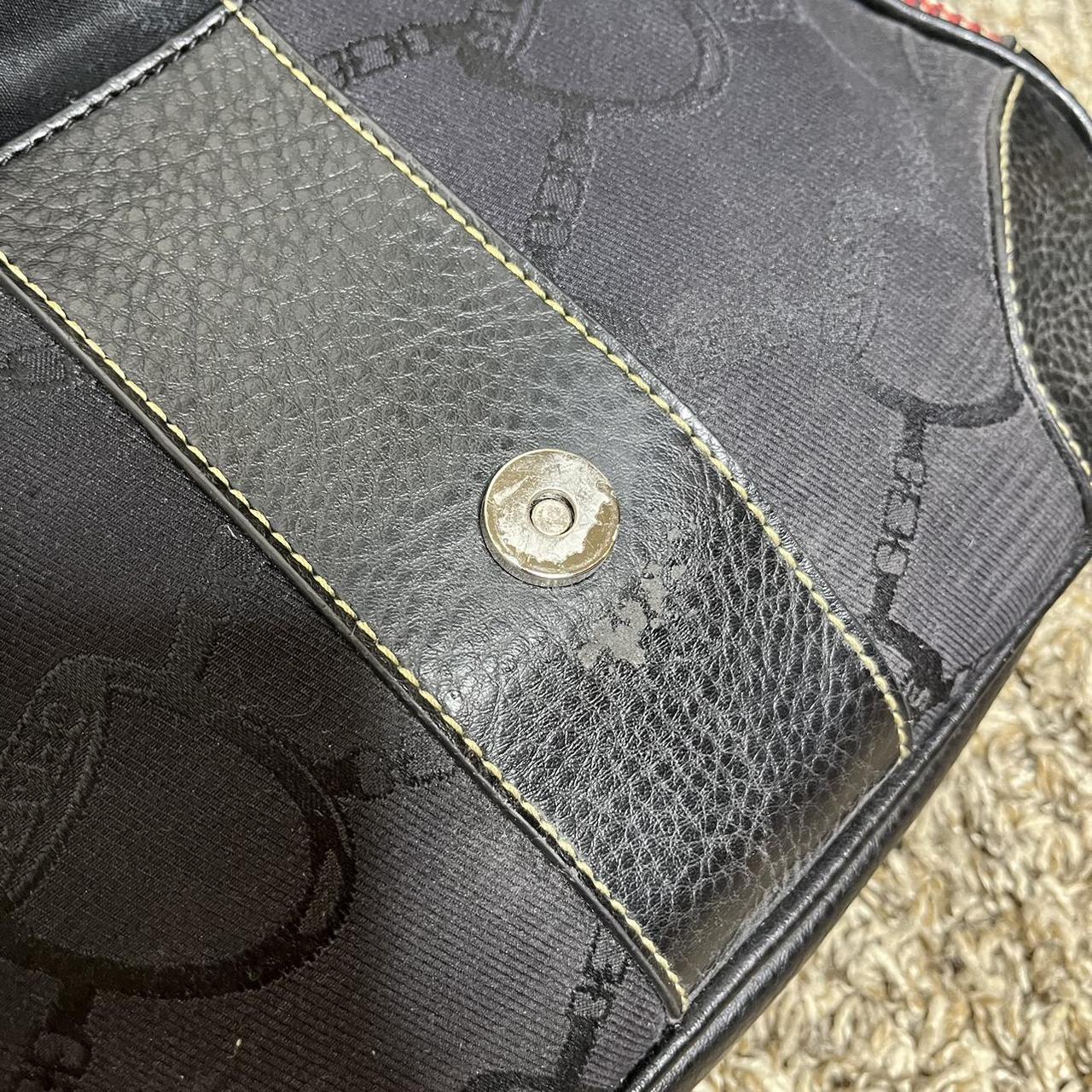 Chaps Women's Red and Black Bag | Depop