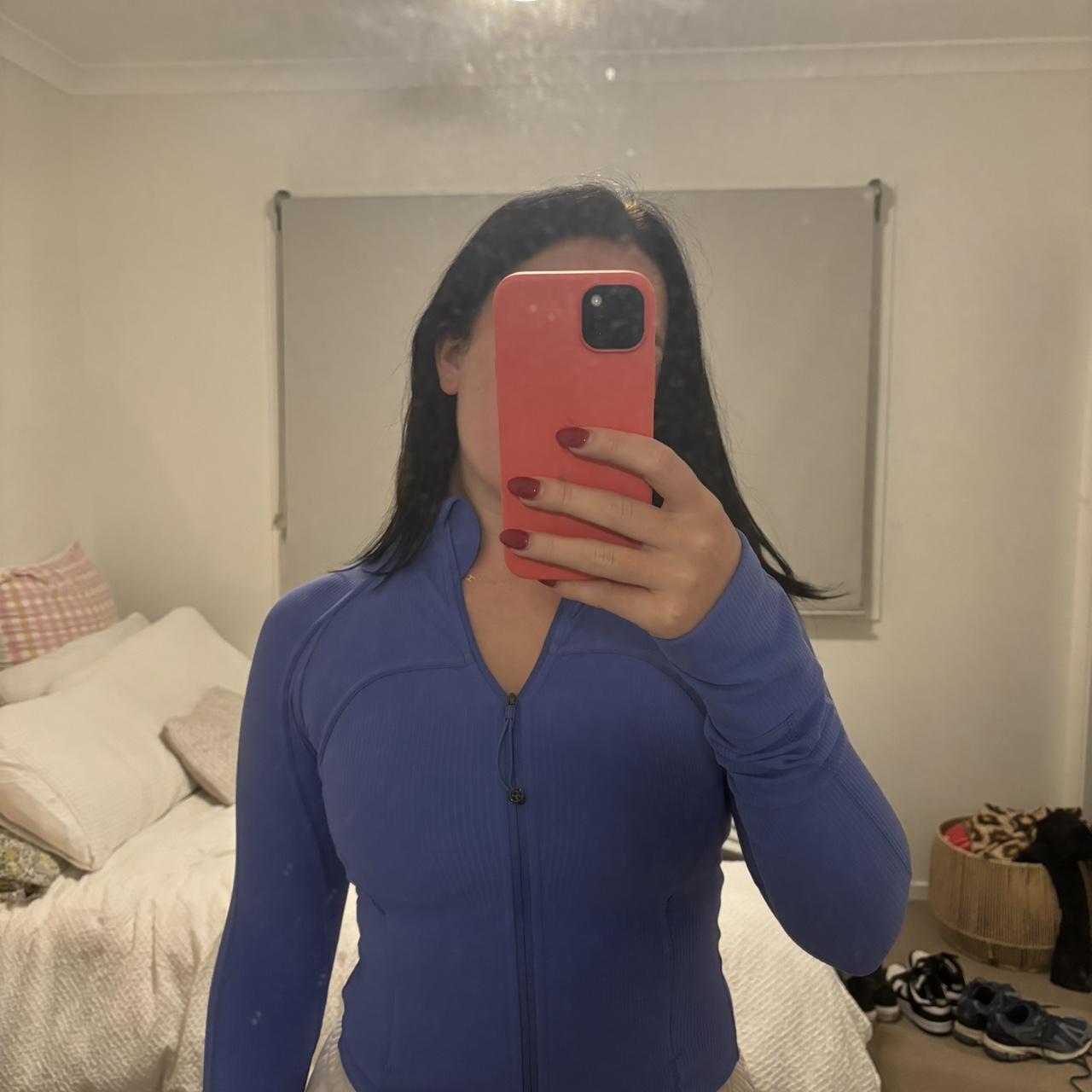 lululemon align crop bbl jacket size 6 au 10 rrp $150 - Depop