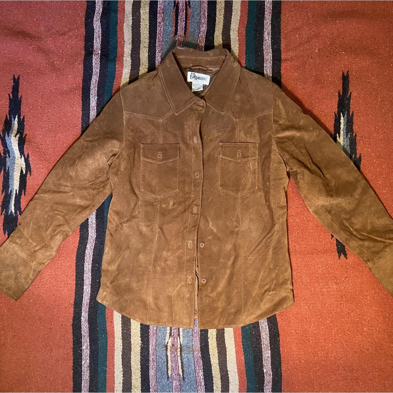 Women’s fit Leather Shacket - Depop