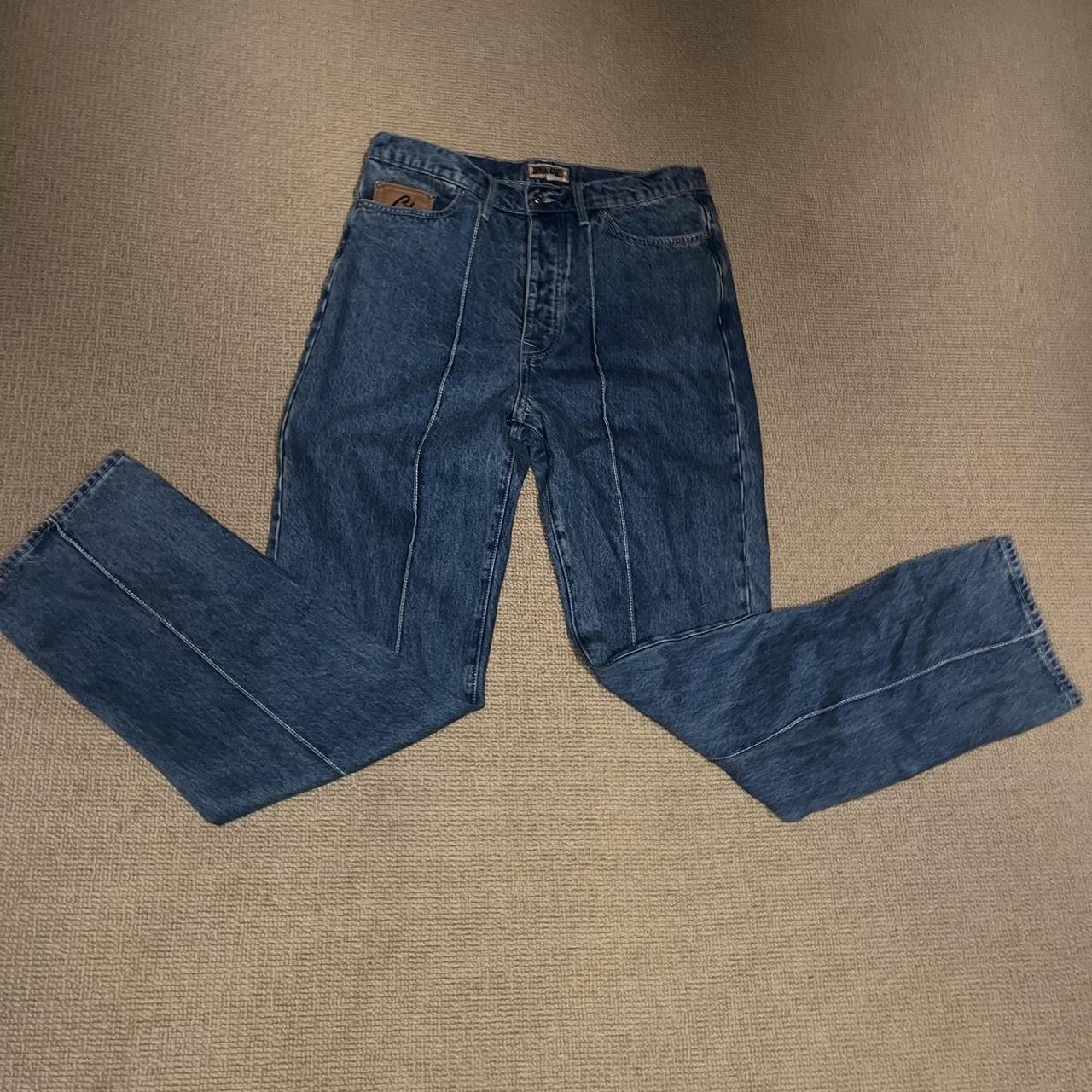 Corteiz RTW Denim 'Genes' jeans Faded blue... - Depop