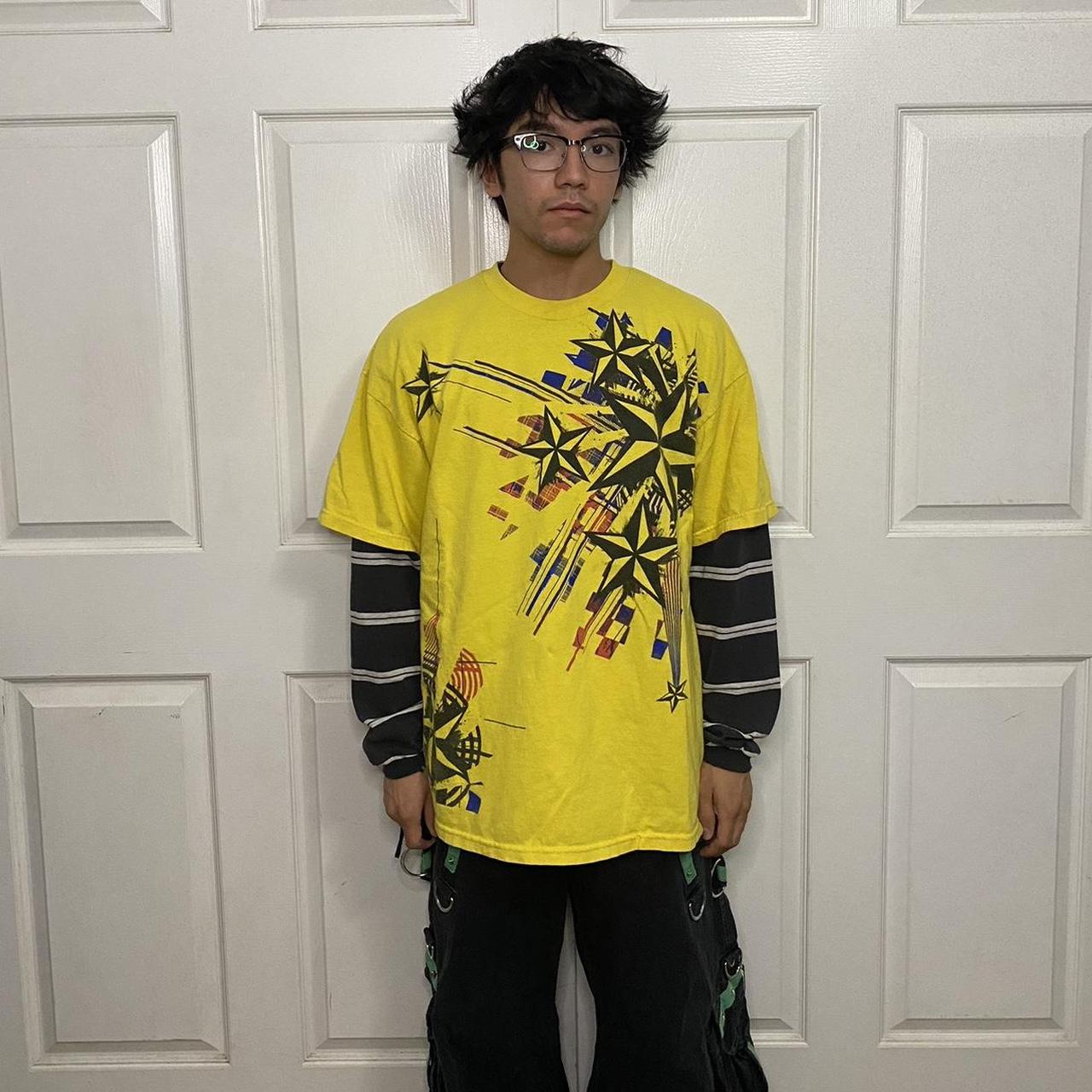 Vintage Cyber Y2k Gothic Digital Stars Early 2000s... - Depop