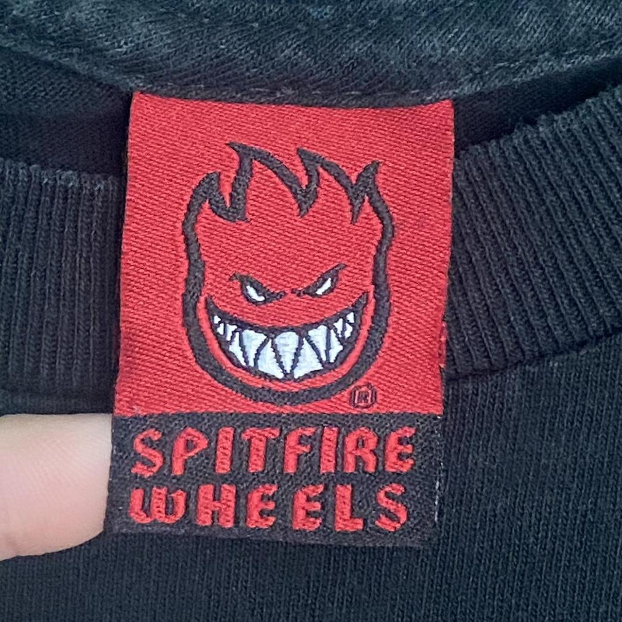 ️‍🔥 spitfire t-shirt fire graphic no flaws - Depop
