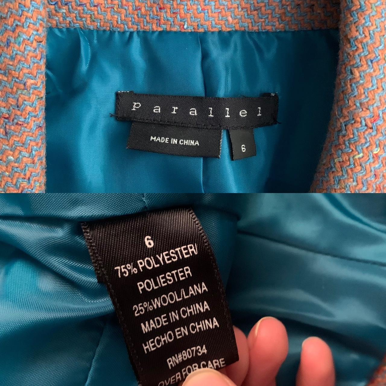 Parallel - true Y2k wool blend blazer with... - Depop