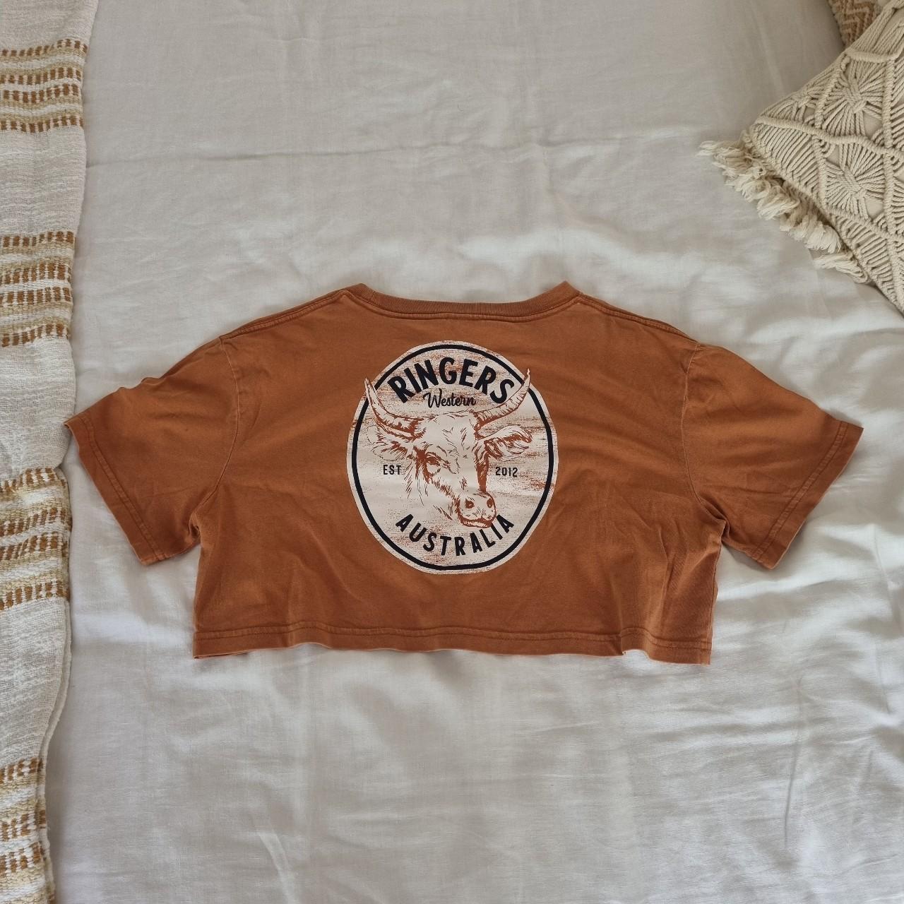 Ringers western signature bull super ultra crop... - Depop