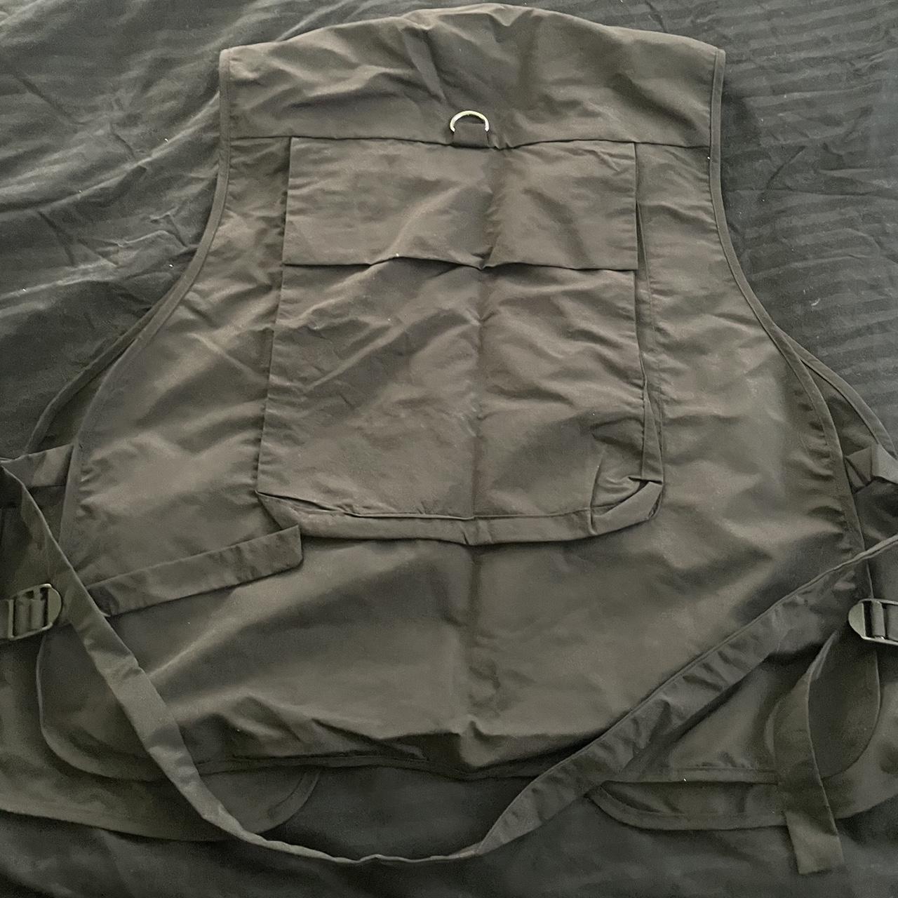 Black cargo vest #streetwear - Depop