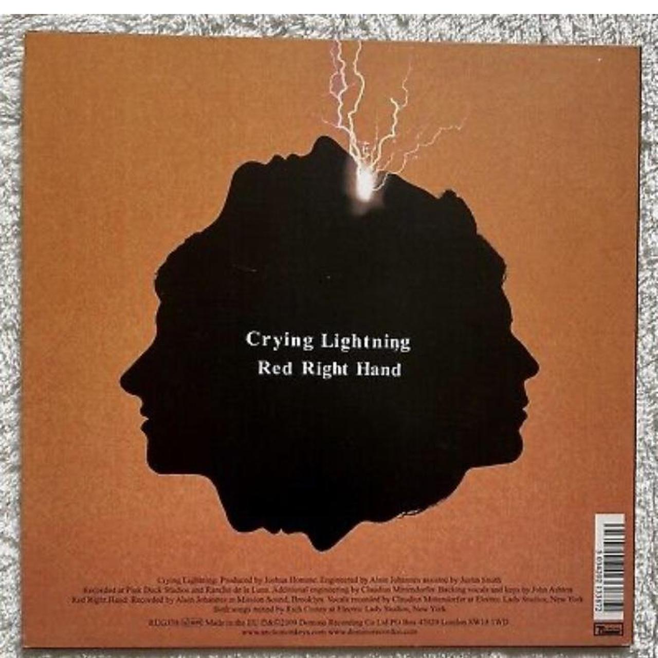 Arctic Monkey’s Crying Lightening/ red right hand... - Depop