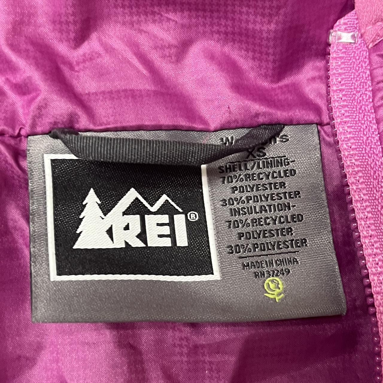 REI CO-OP pink/ purple lightweight puffer jacket... - Depop