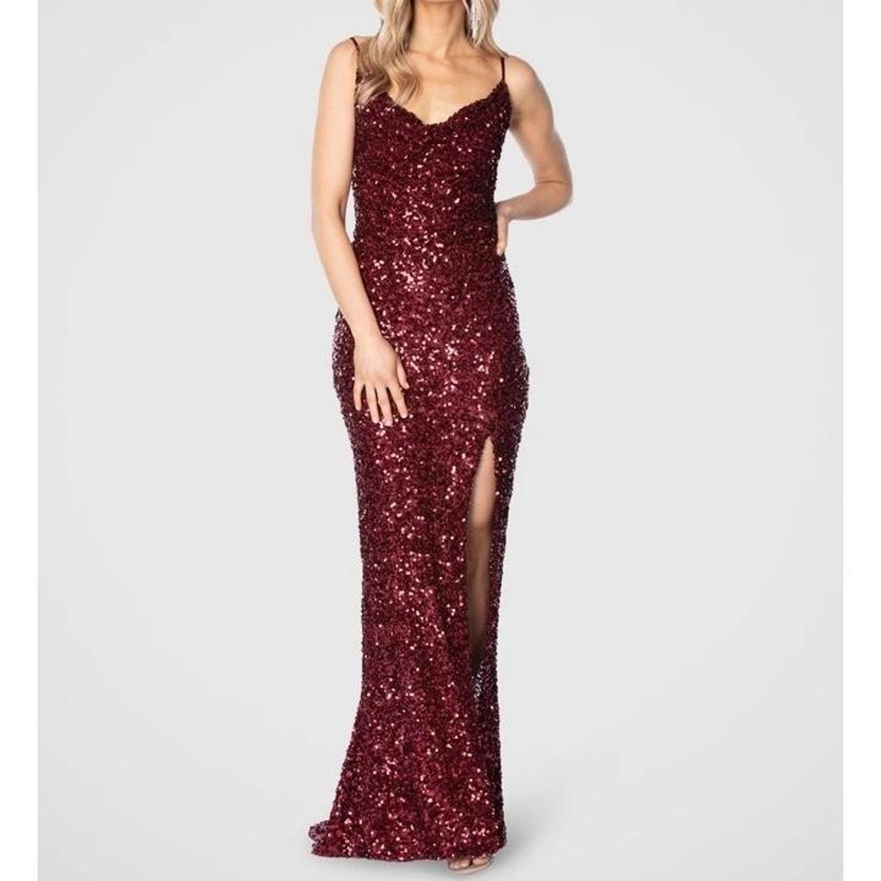 Pilgrim Ivanna stunning ball gown in burgundy red... - Depop