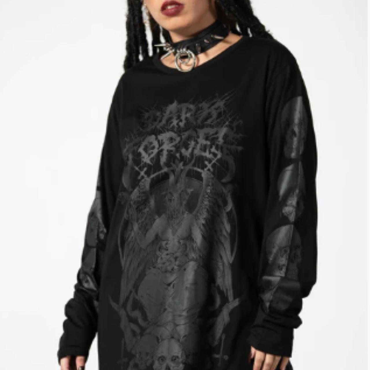 KILLSTAR DARK FORCES LONG SLEEVE TOP Worn once - Depop