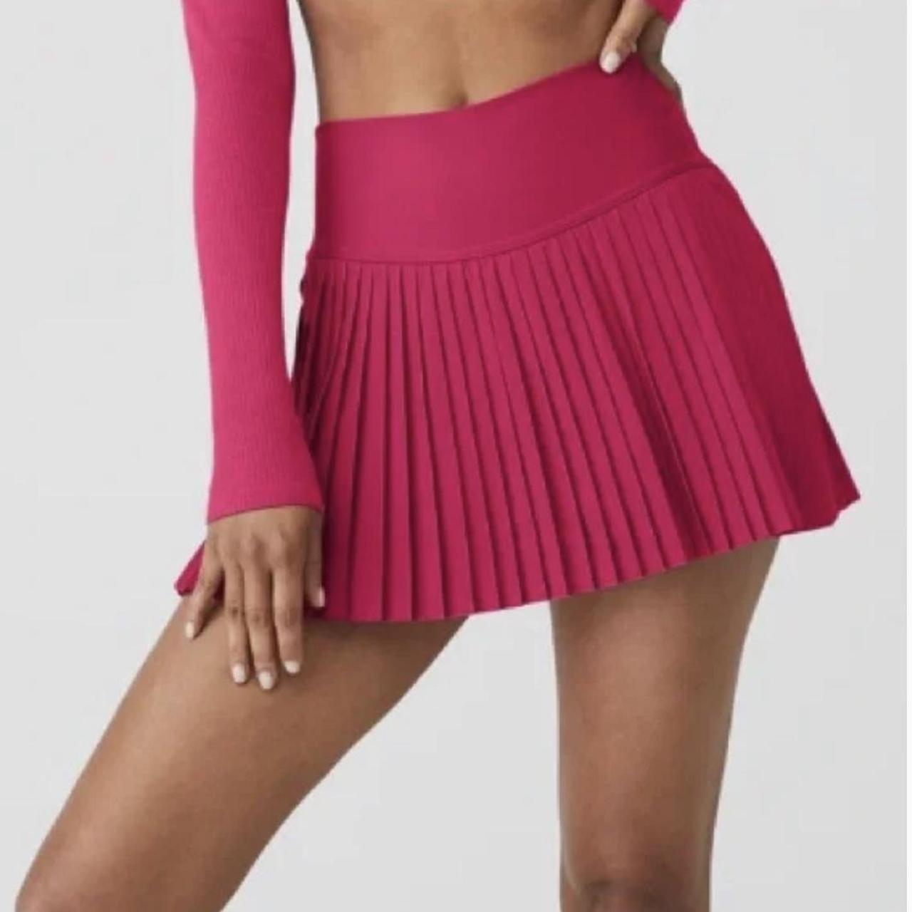 Alo Women's Pink Skirt | Depop