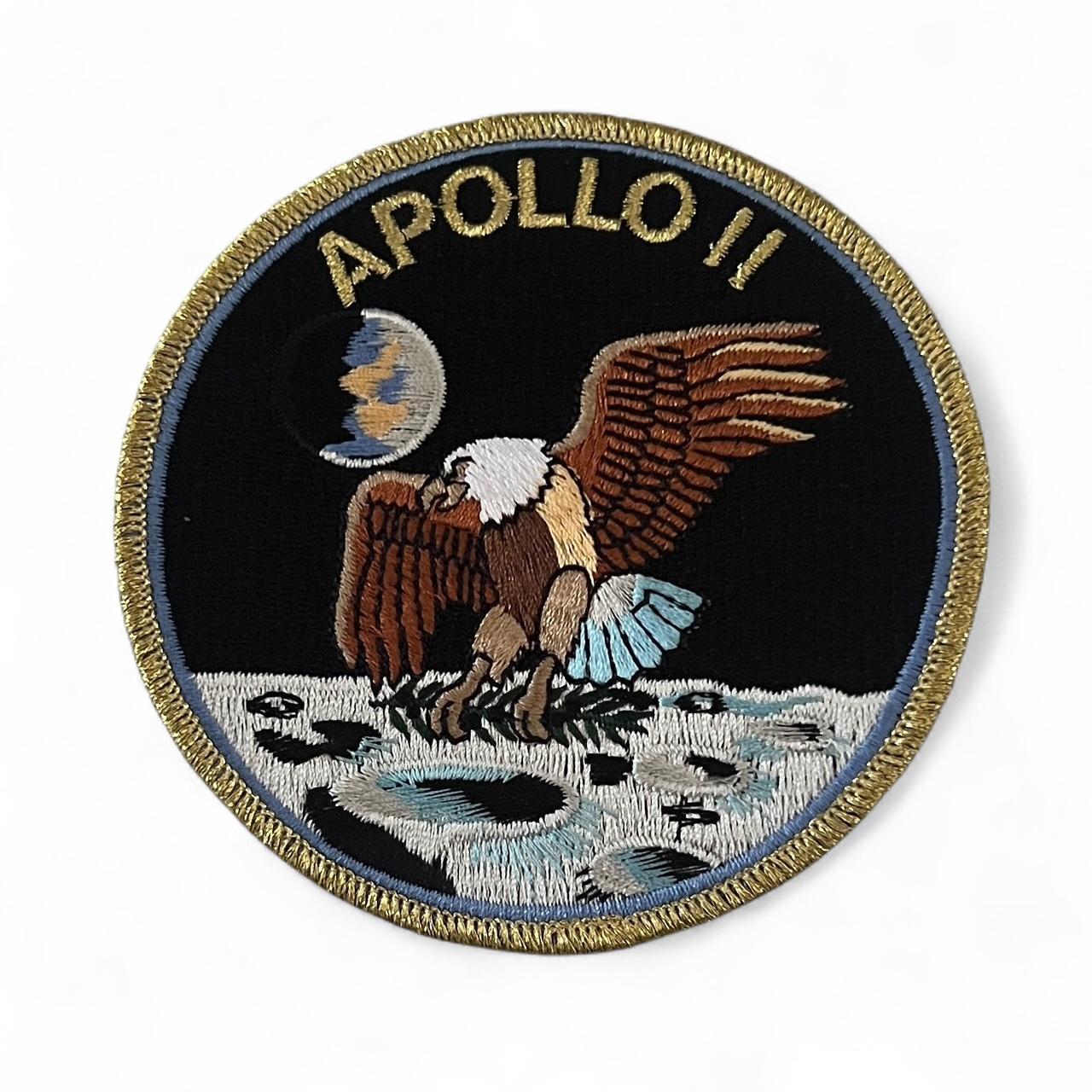 APOLLO II MISSION EMBROIDERED 4" PATCH | Depop