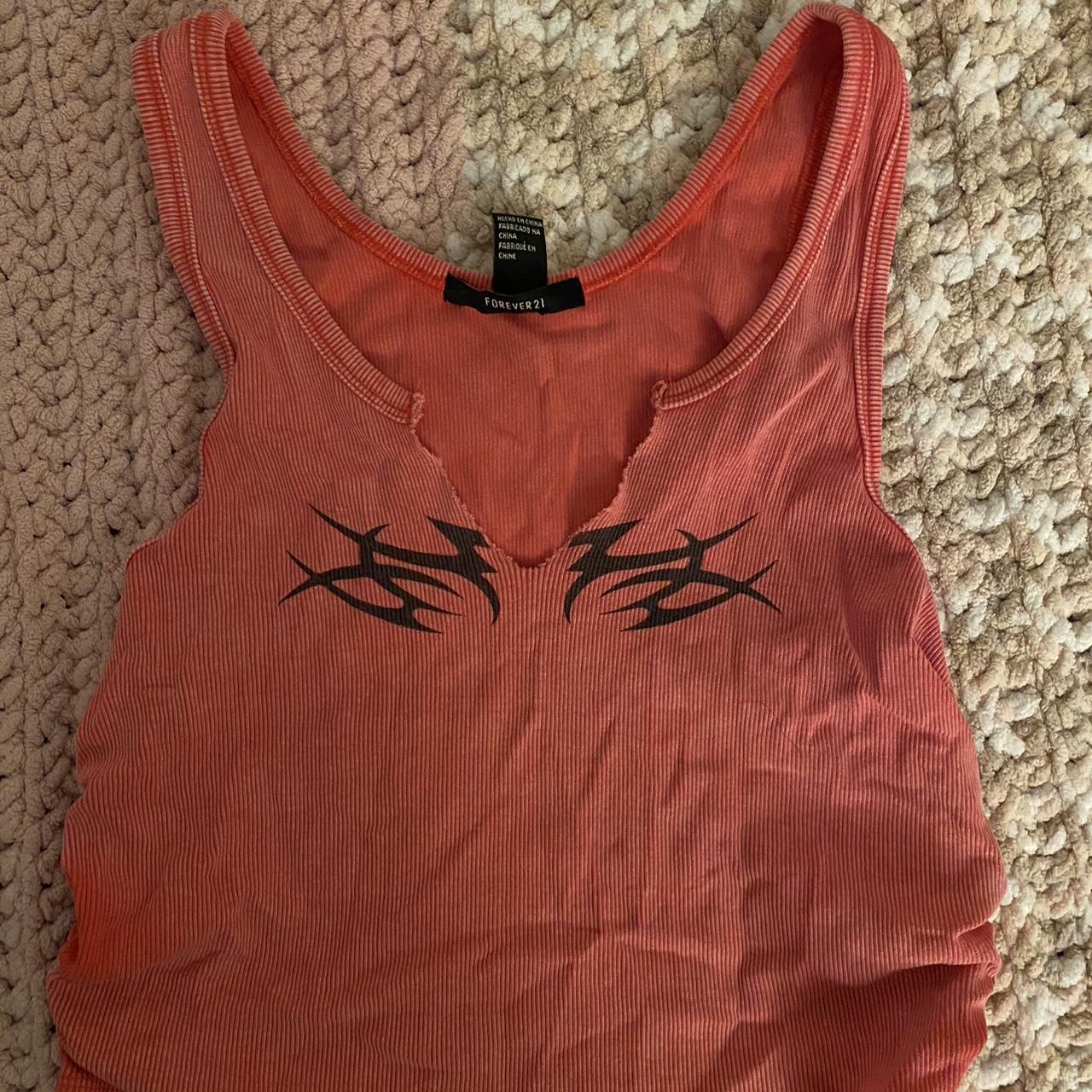 Grudge red tank! super cool design in center and... - Depop