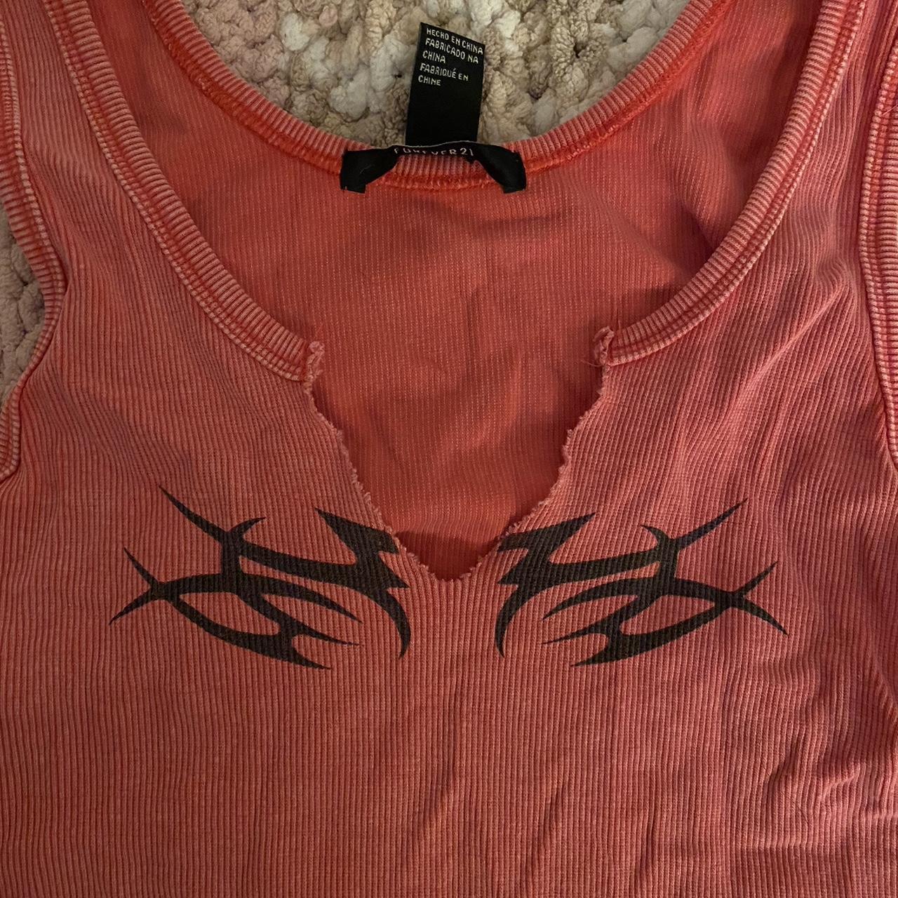 Grudge red tank! super cool design in center and... - Depop