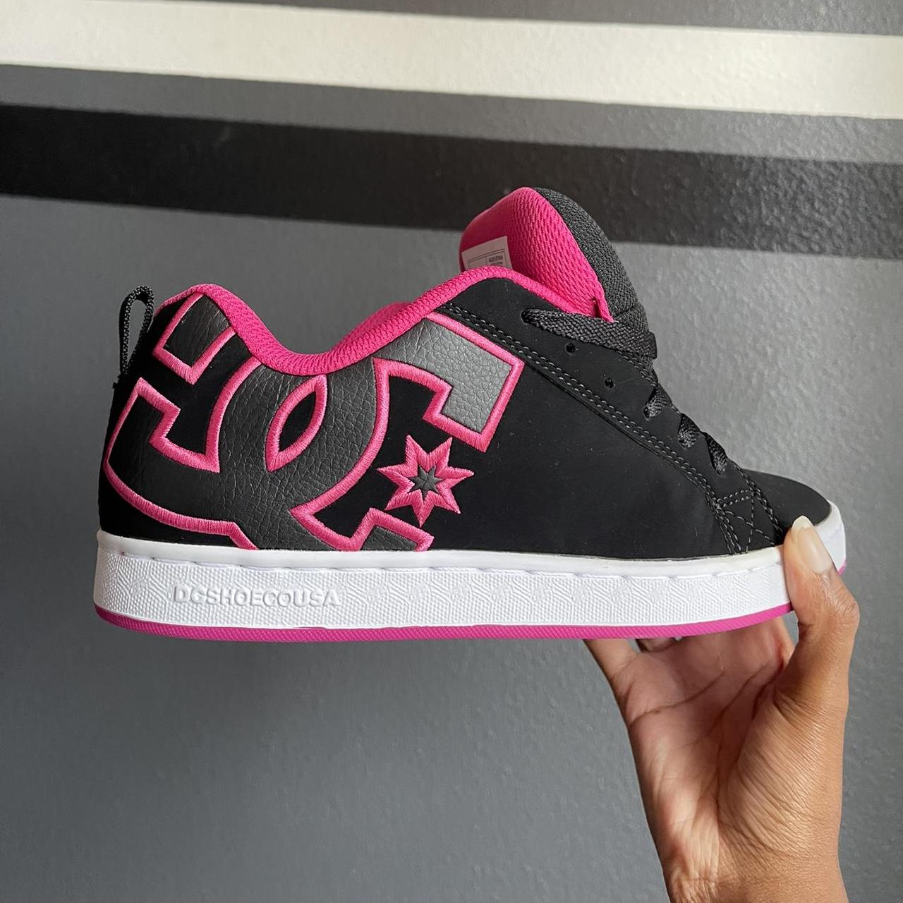 brand new y2k black and pink DC shoes ☆ brand - DC ... - Depop
