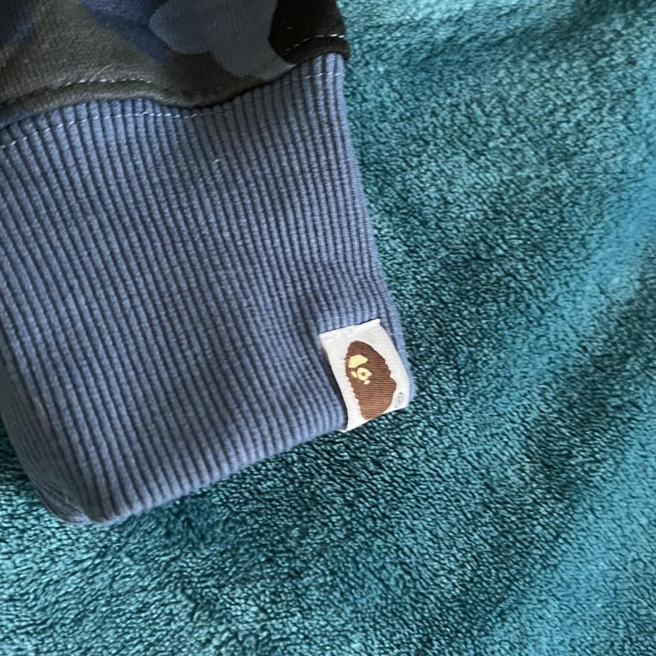 Blue bape hoodie zip up shark 2022 Brand new never... - Depop