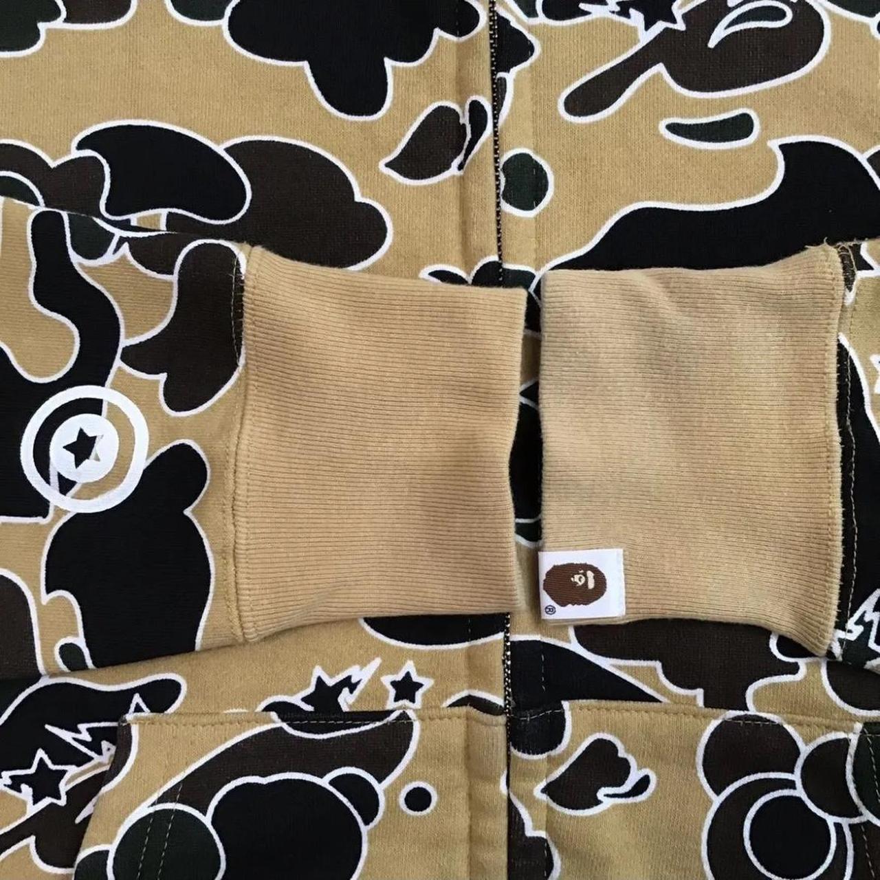 Camo bape zip up Brand new Authentic - Depop