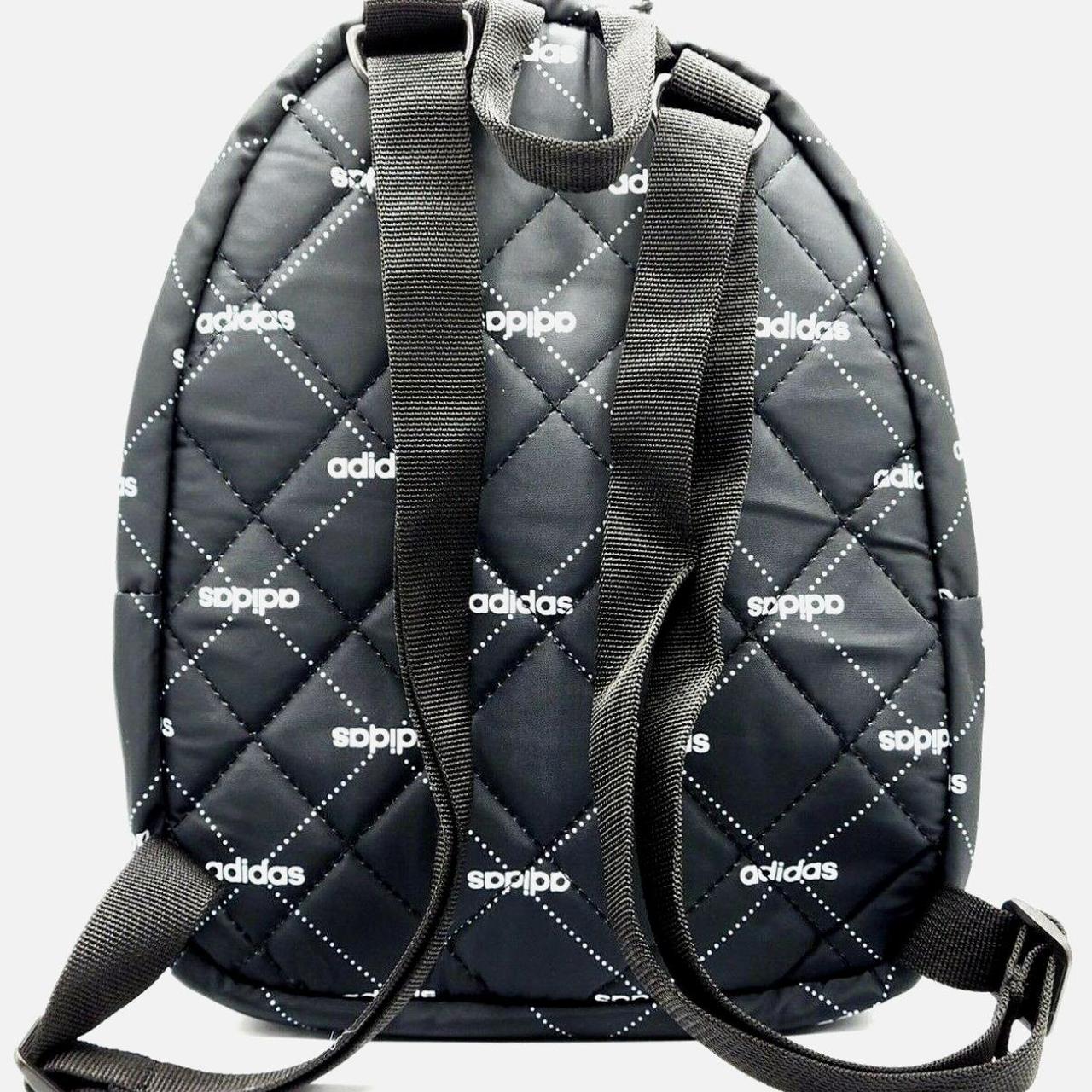 Adidas core mini backpack in black and white. White... | Depop