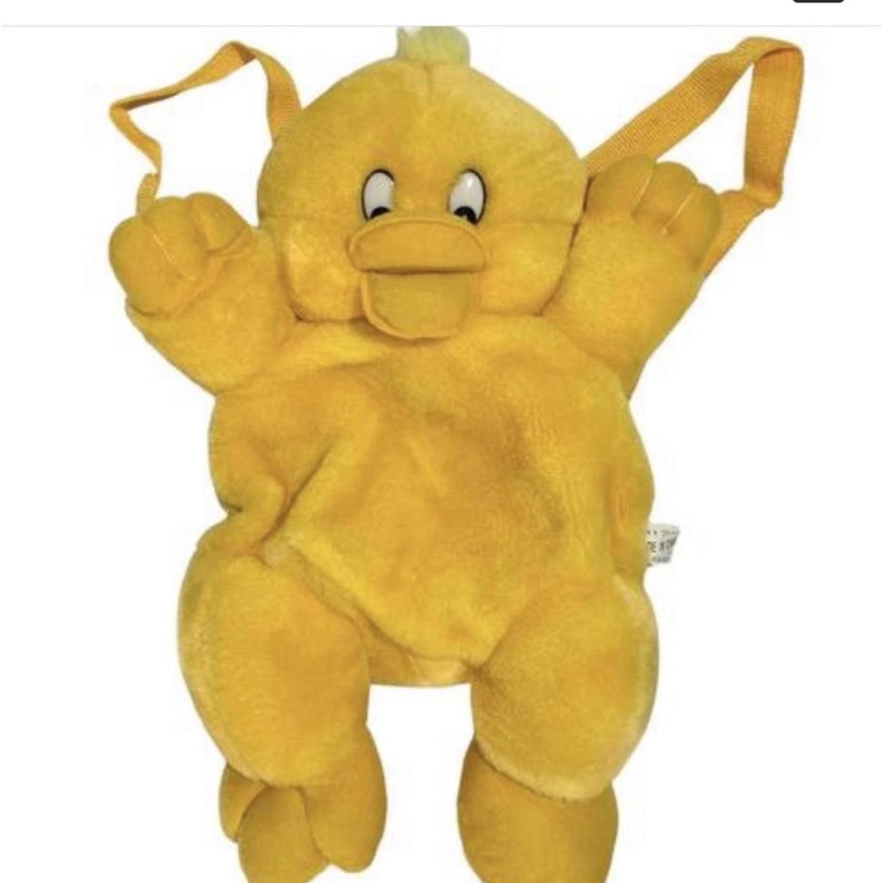 Y2K duckie bag 🥰🥰🥰🥰🥰🥰 #bag #stuffedanimal #plushed... - Depop