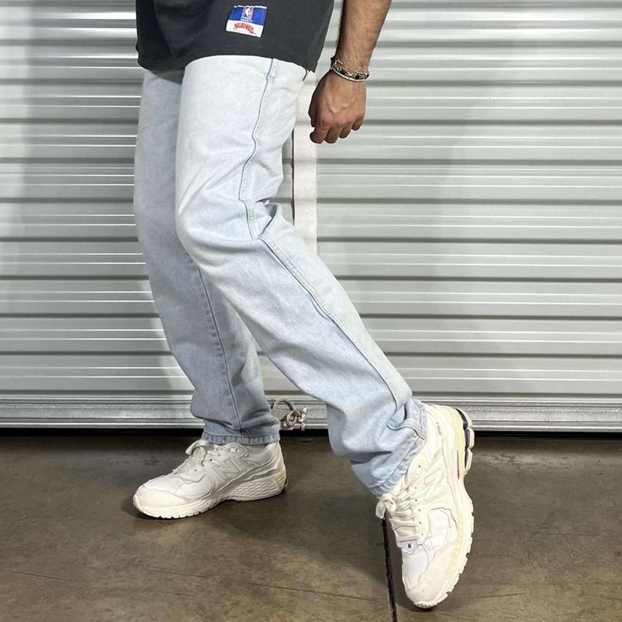 Bugle Boy Men's Blue Trousers | Depop