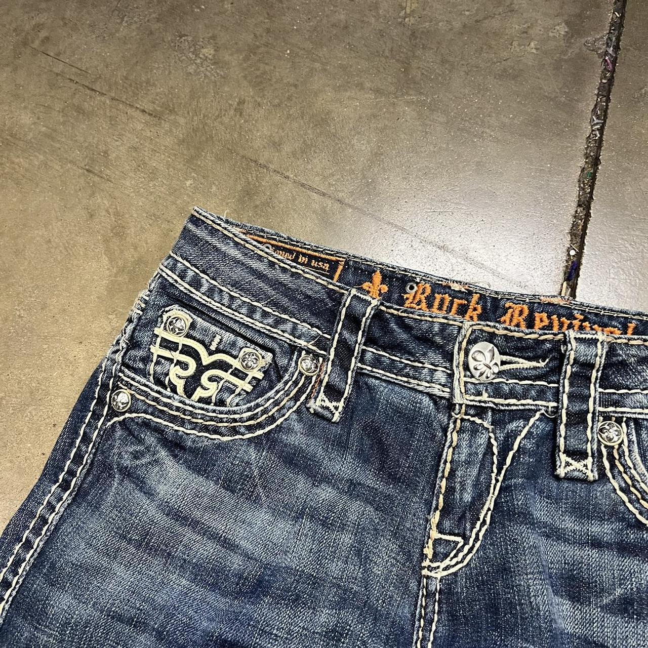 Vintage Rock Revival Boot Cut Jeans Vintage Y2K... - Depop