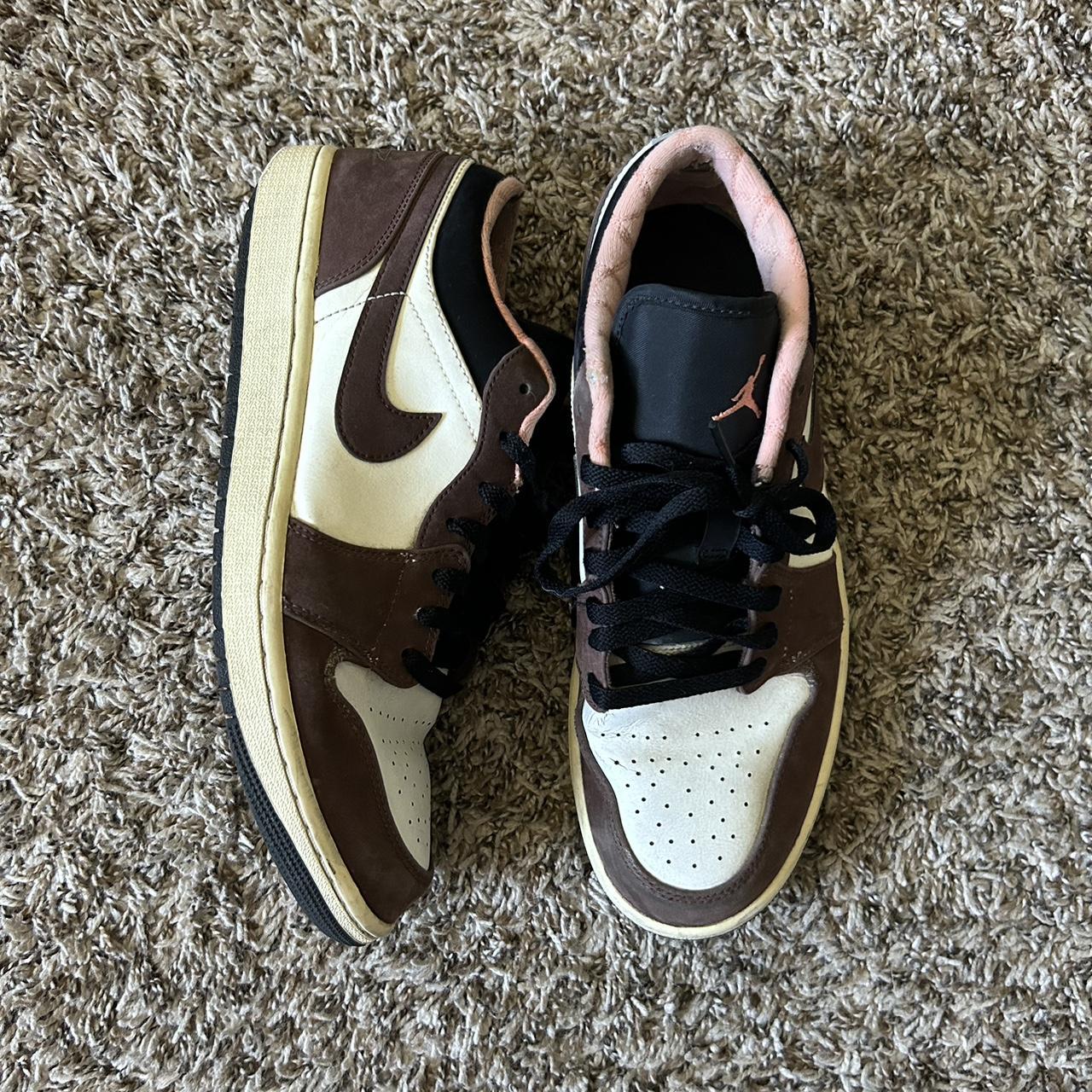 Jordan 1 Mocha Lows No box Size 10.5 Condition... - Depop