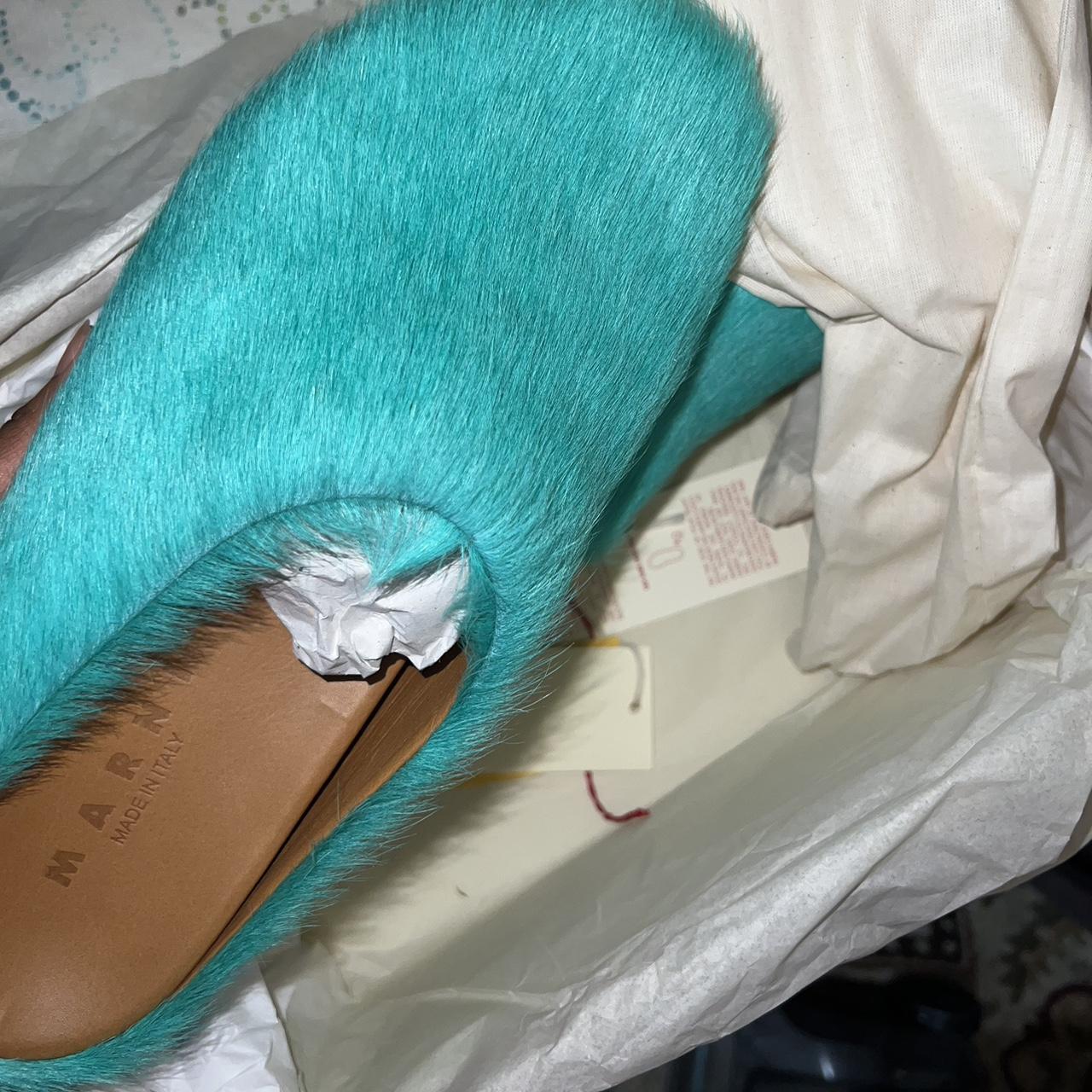 Seagreen authentic Marni Slides Brand new comes with... - Depop