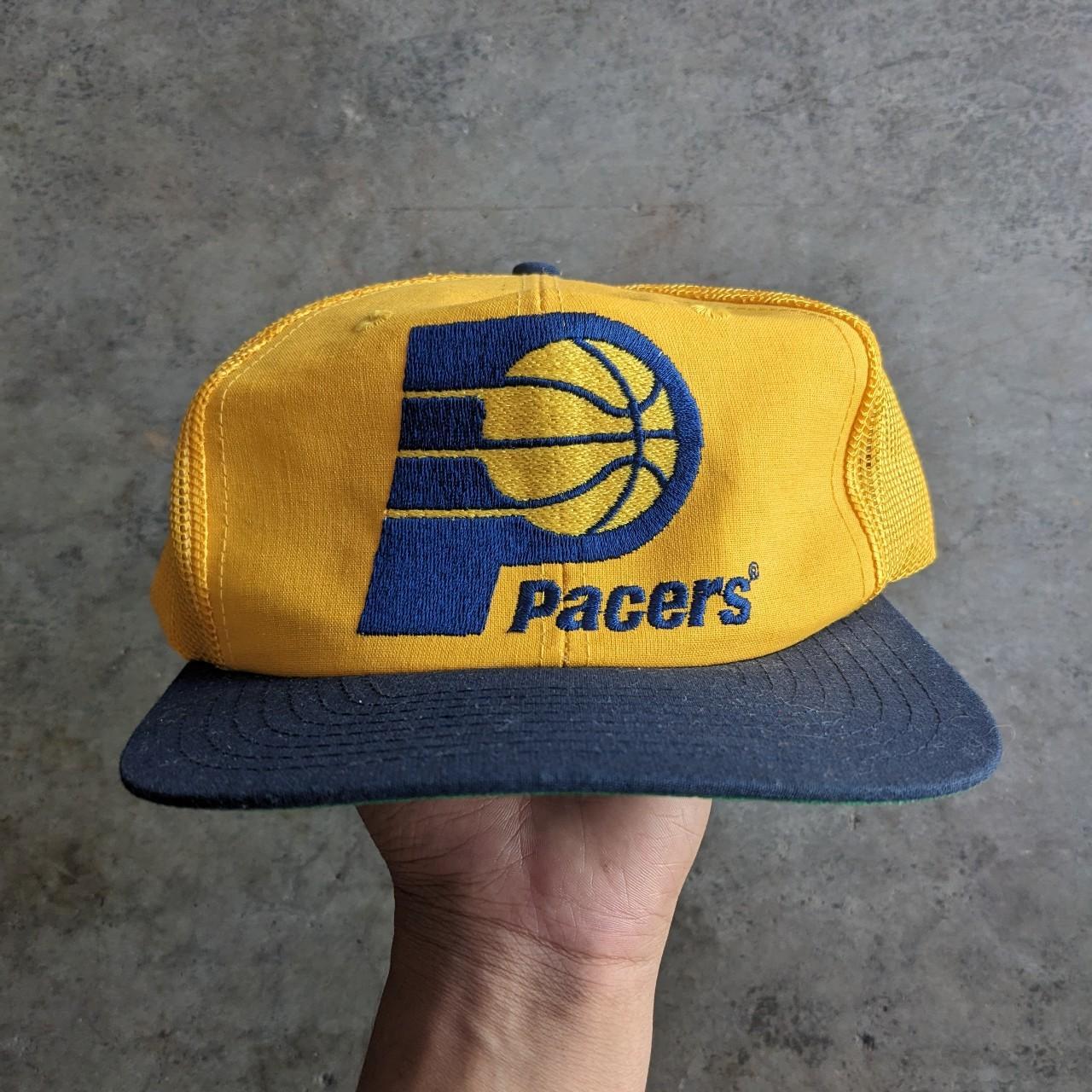 Vintage 90s Indianapolis Pacers Snapback Hat Clean... - Depop