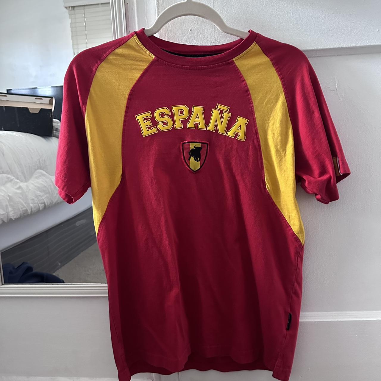 spain t shirt Great condition no stains or rips... - Depop
