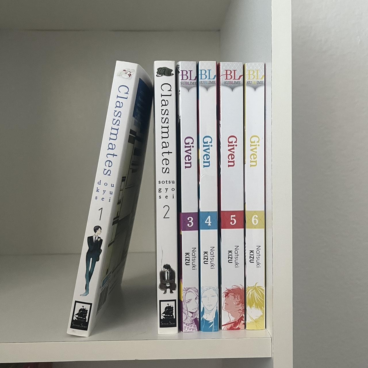 BL manga set includes classmates 1-2 and Given... - Depop