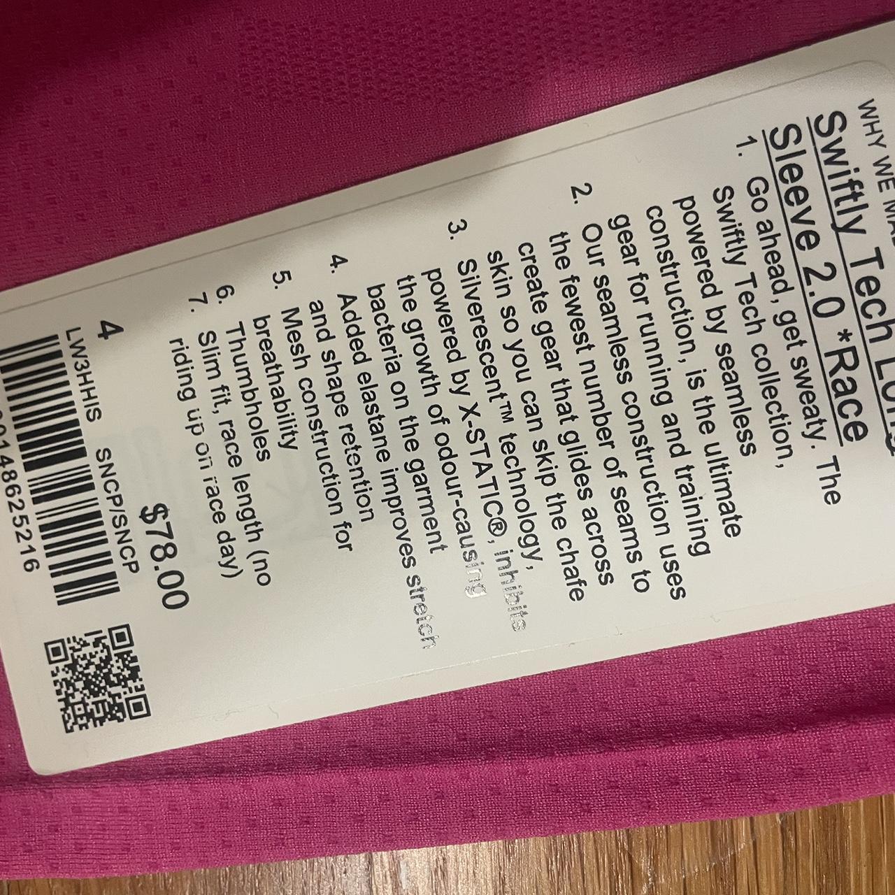 Sonic pink swiftly tech long sleeve 2.0 *brand new... - Depop