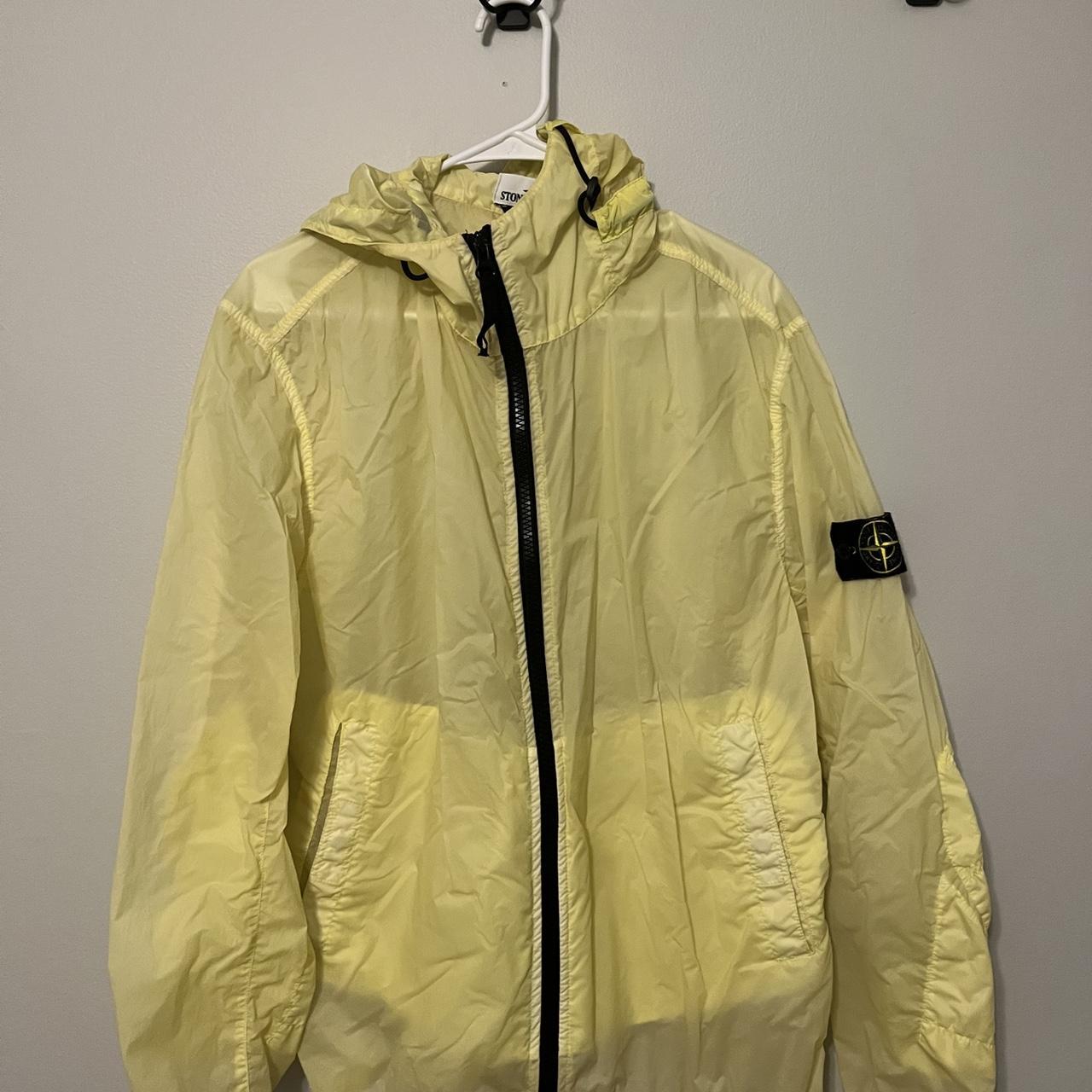 Stone Island Men's Yellow Jacket | Depop