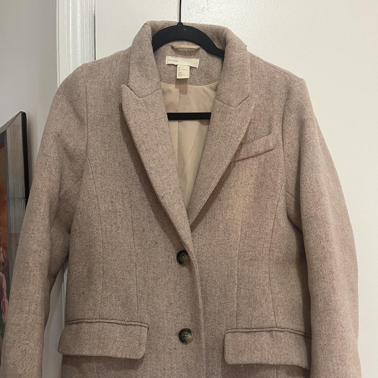 Light pink coat! #h&m #trenchcoat - Depop