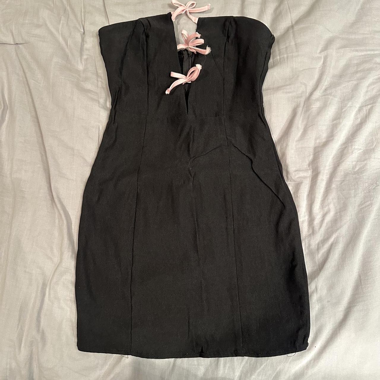 motel rocks novara bow dress size- small coquette... - Depop