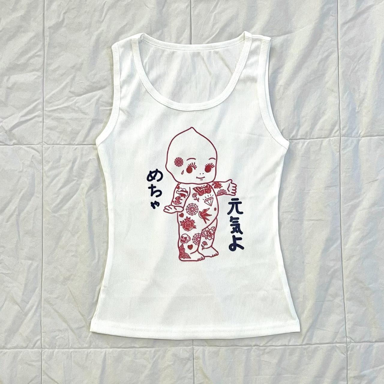 Tatted kewpie baby tank -size: M -brand new... | Depop